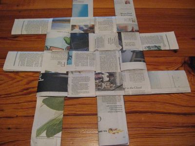 Newspaper Sit-upon : 6 Steps - Instructables