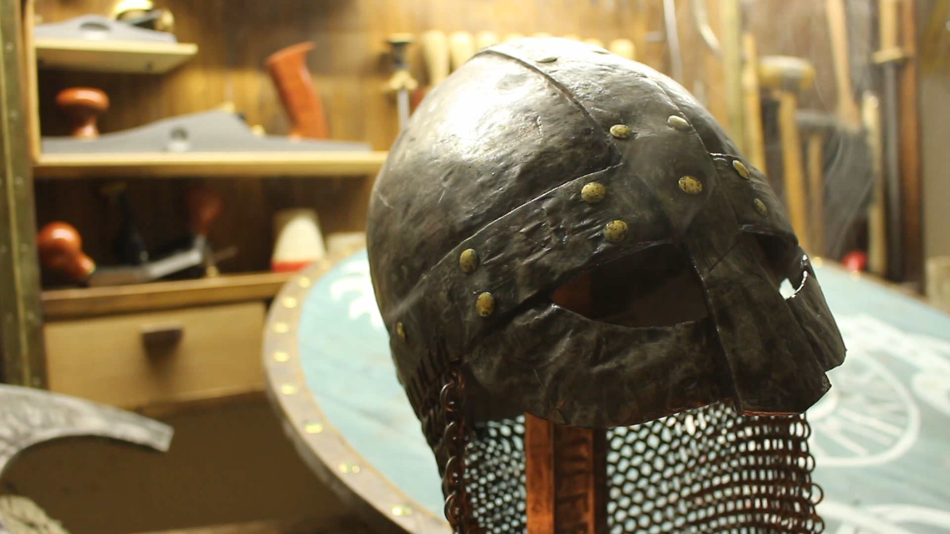 Viking Helmet Made Out of Wood Shavings : 8 Steps (with Pictures ...