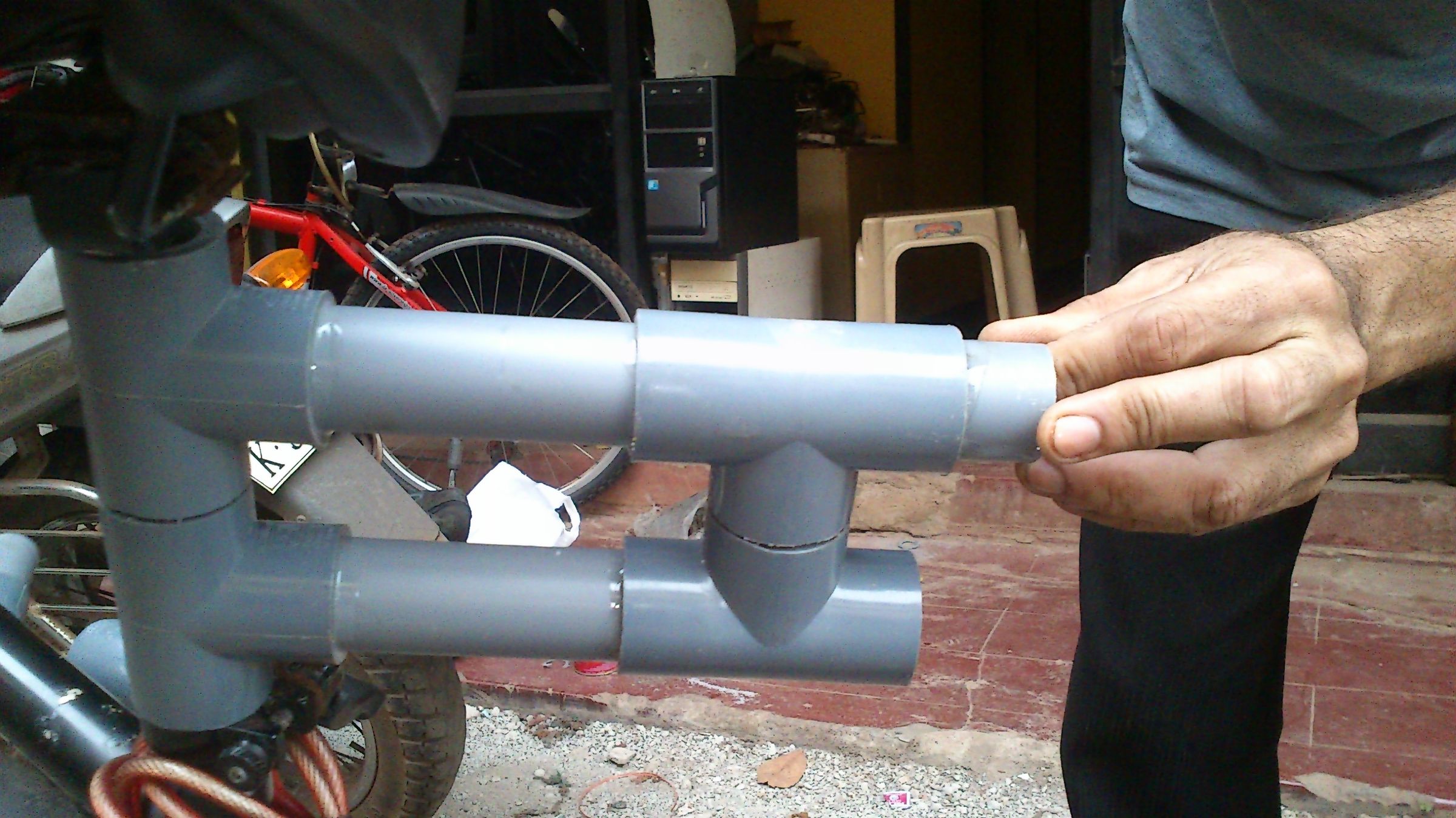 The Removable PVC Tubing Bike Surfrack : 4 Steps (with Pictures ...