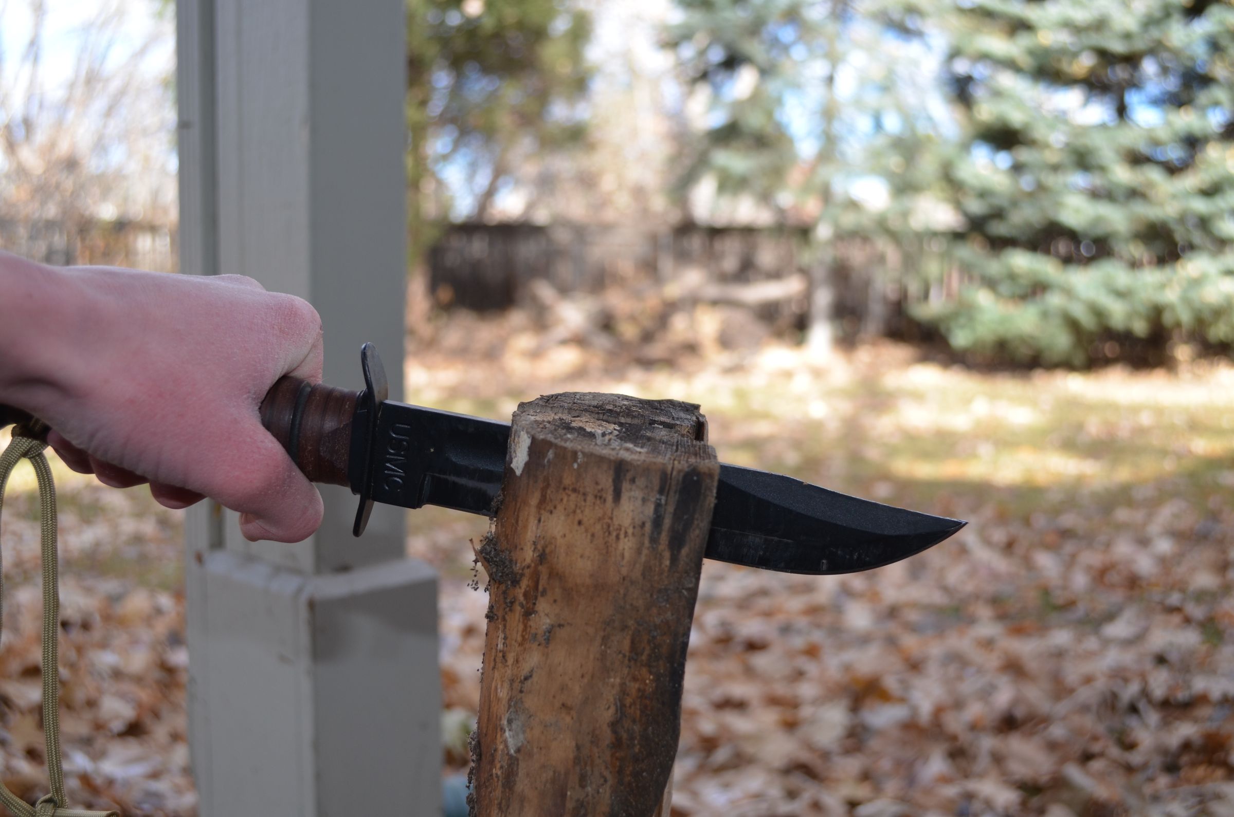 How to Split Firewood...With a Knife : 5 Steps (with Pictures ...