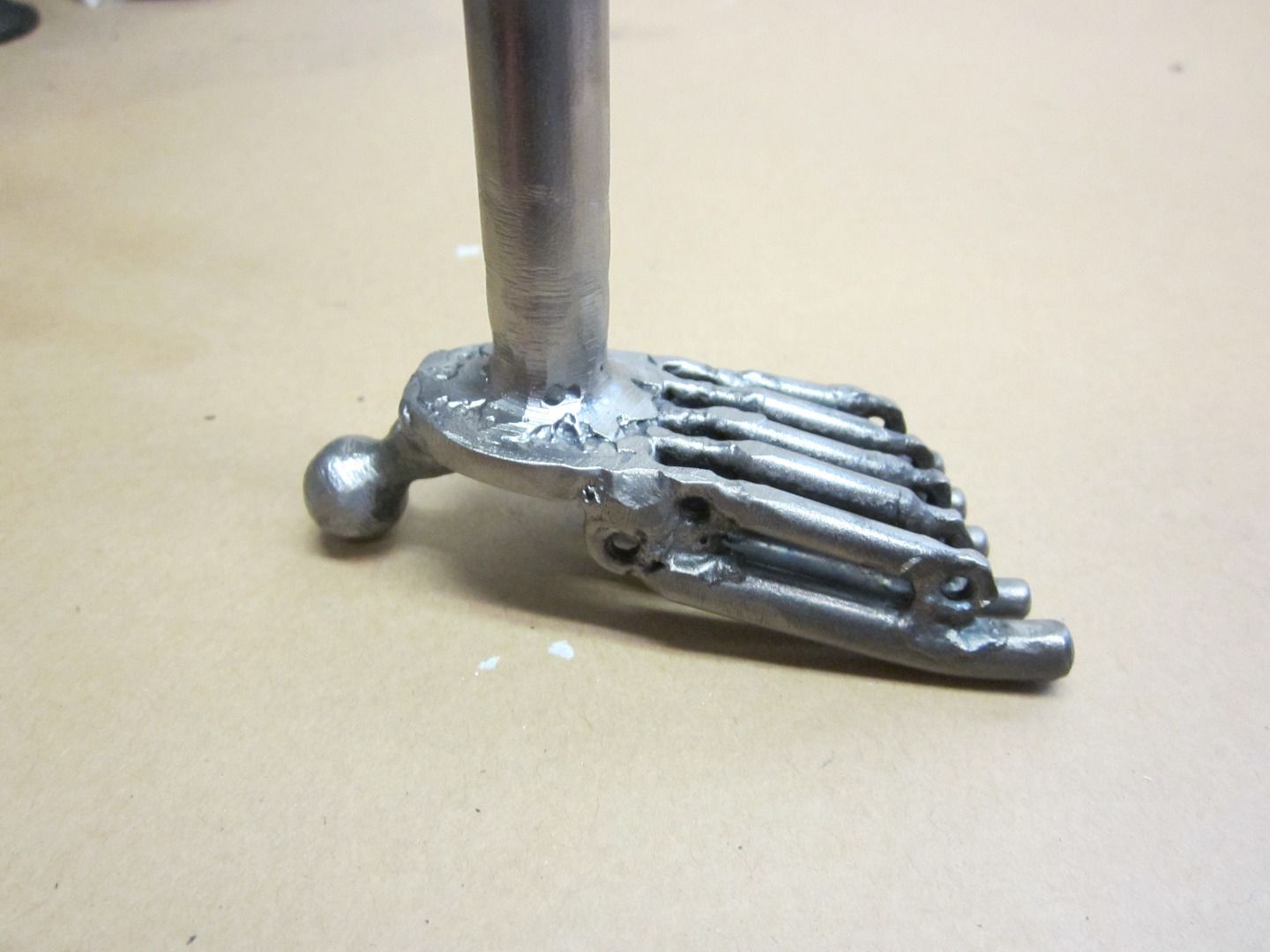Terminator Foot Nut Cracker (revised) : 6 Steps (with Pictures ...