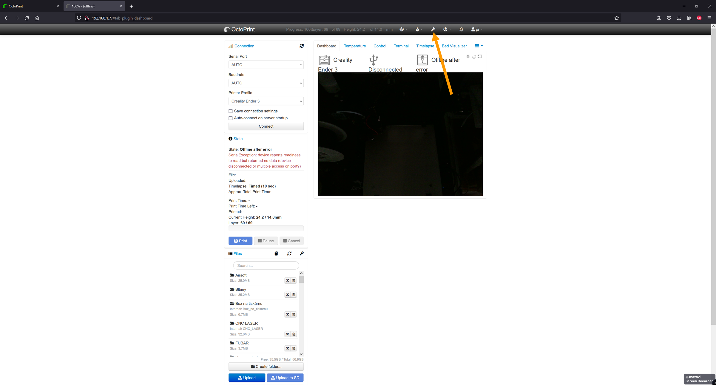 Octoprint Setup on Raspberry Pi + Some Relays and Plugins : 11 Steps ...