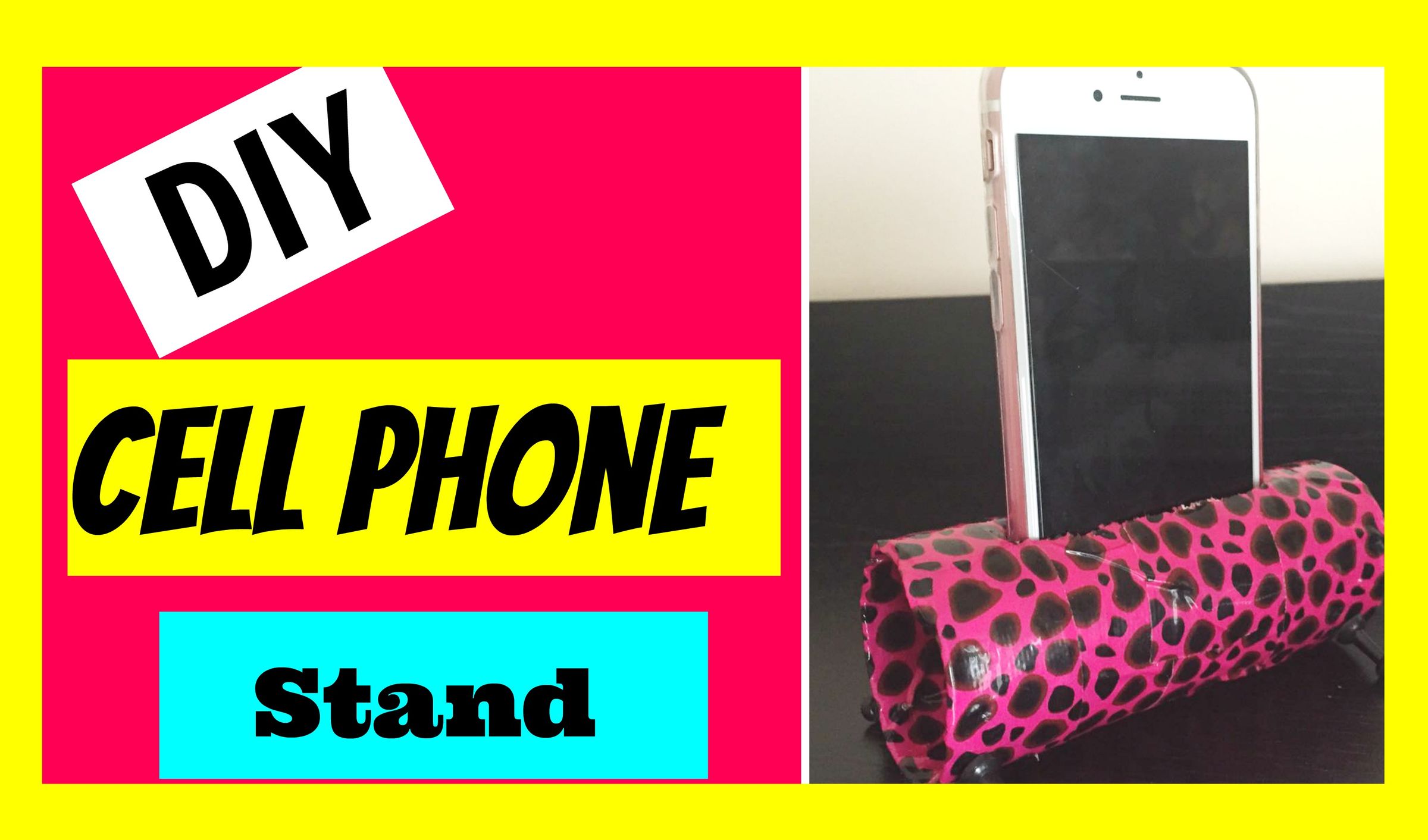 DIY Cell Phone Stand | Room Decor Idea - Instructables
