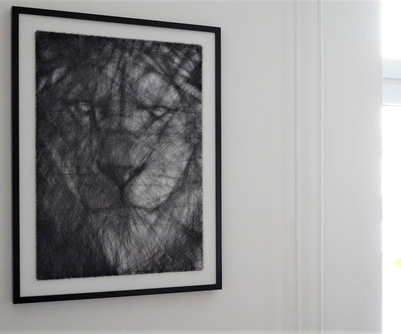 DIY String Art - the Lion : 4 Steps (with Pictures) - Instructables