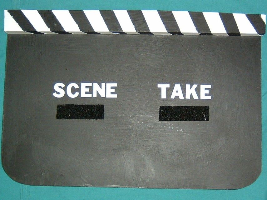 Movie Slate Clapboard : 6 Steps - Instructables