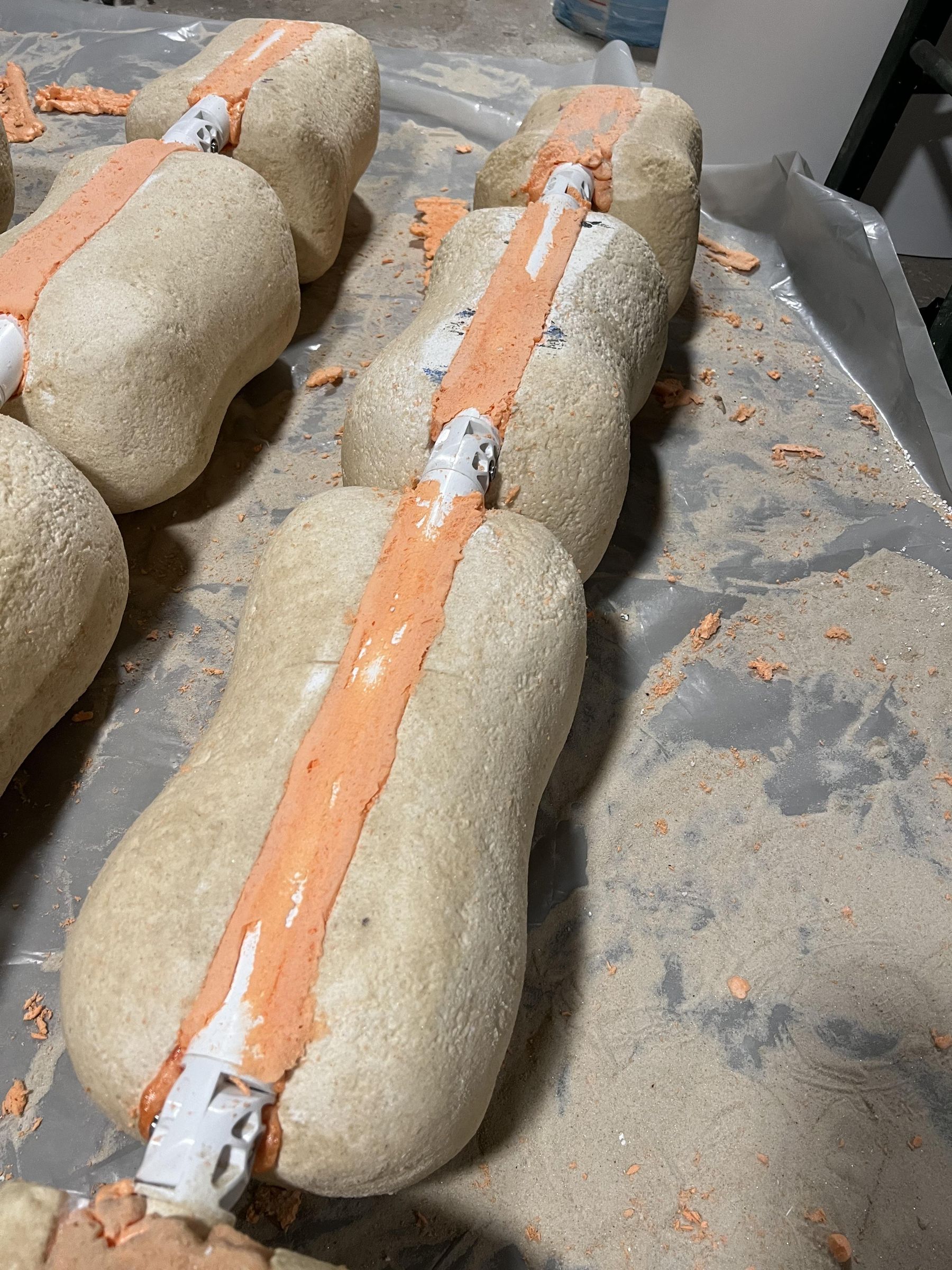 Over Sized Skeleton Breaking Out of My Home : 11 Steps (with Pictures ...