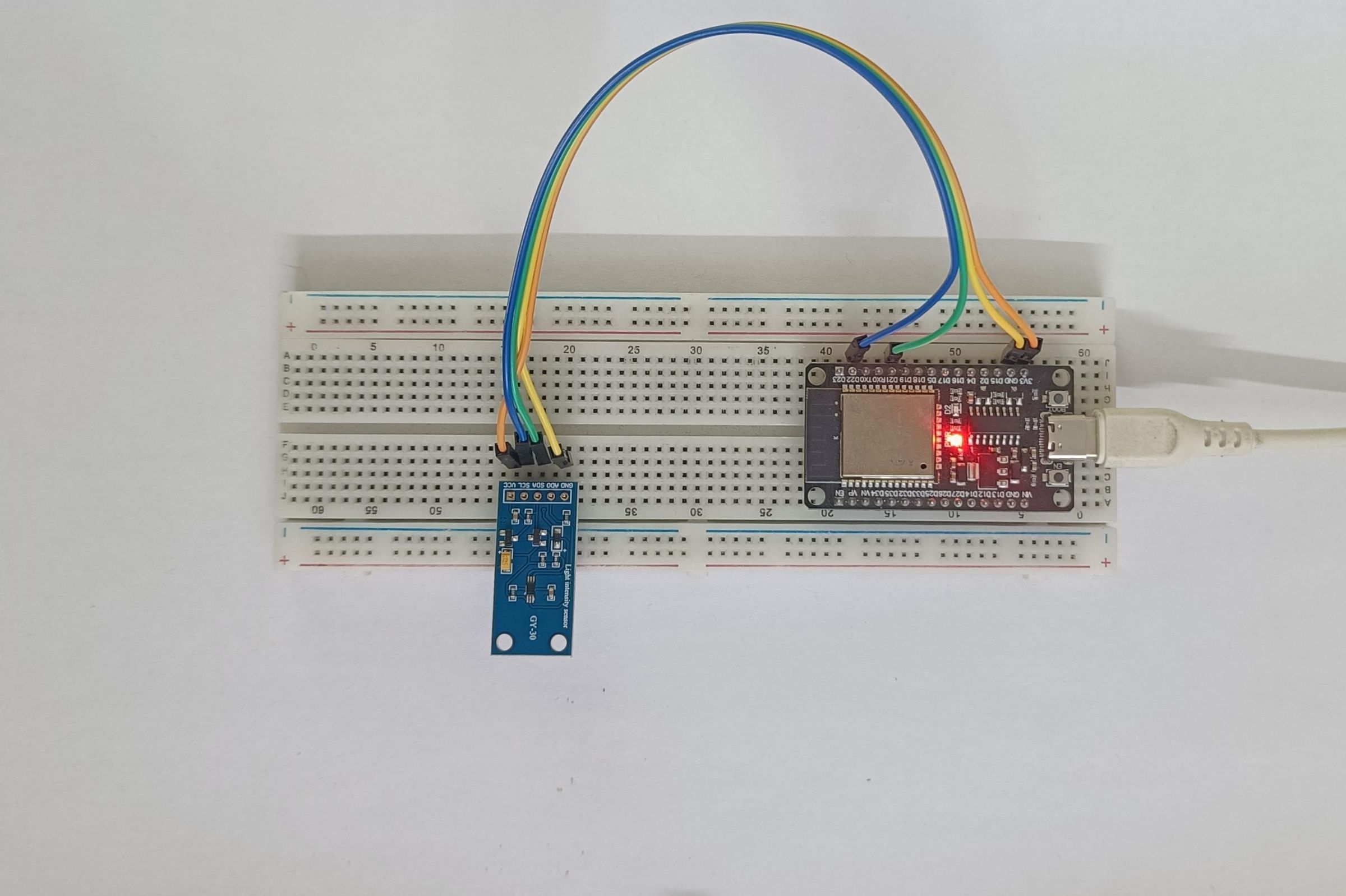 Smart Light Intensity Monitoring Using ESP32, BH1750 Sensor and VVAC Cloud Dashboard : 5 Steps ...