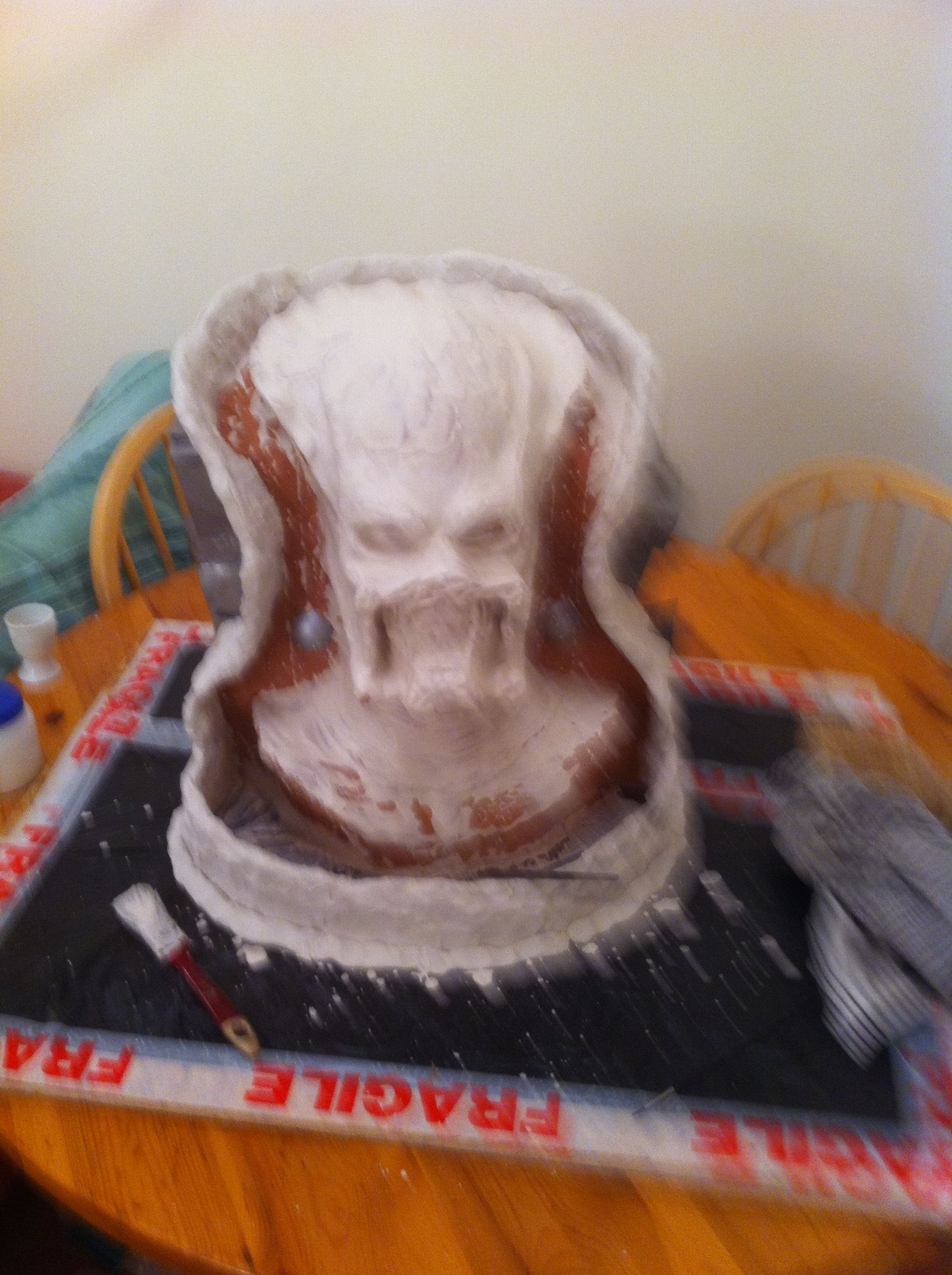 Predator Mask Mark 2 - 2 Part Plaster Mold for a Latex Mask : 9 Steps ...