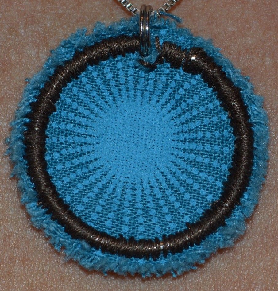 Key Ring Necklace Using Fabric & Thread : 5 Steps (with Pictures ...