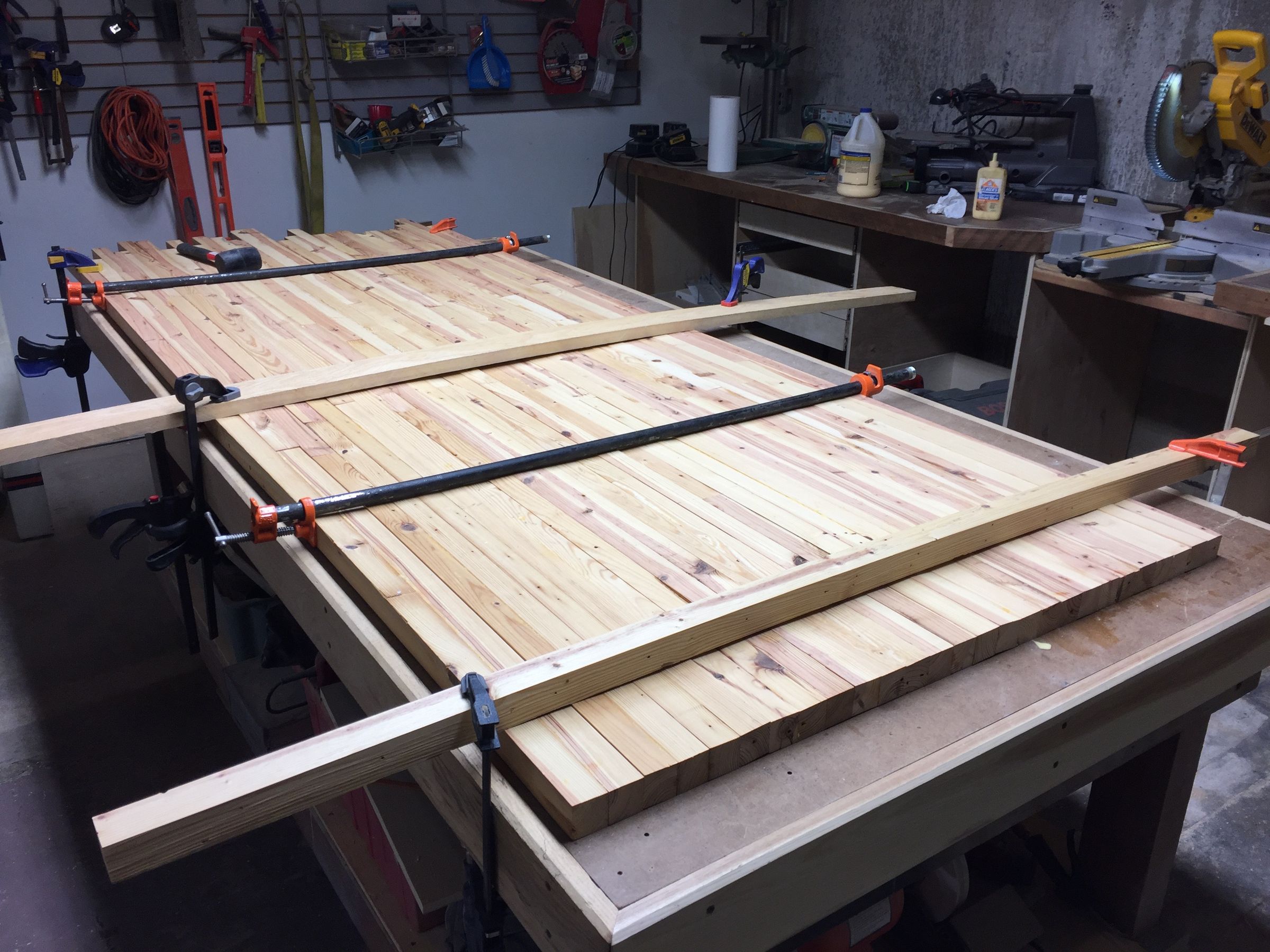 Dining Room Table From Reclaimed Wall Studs : 9 Steps (with Pictures ...