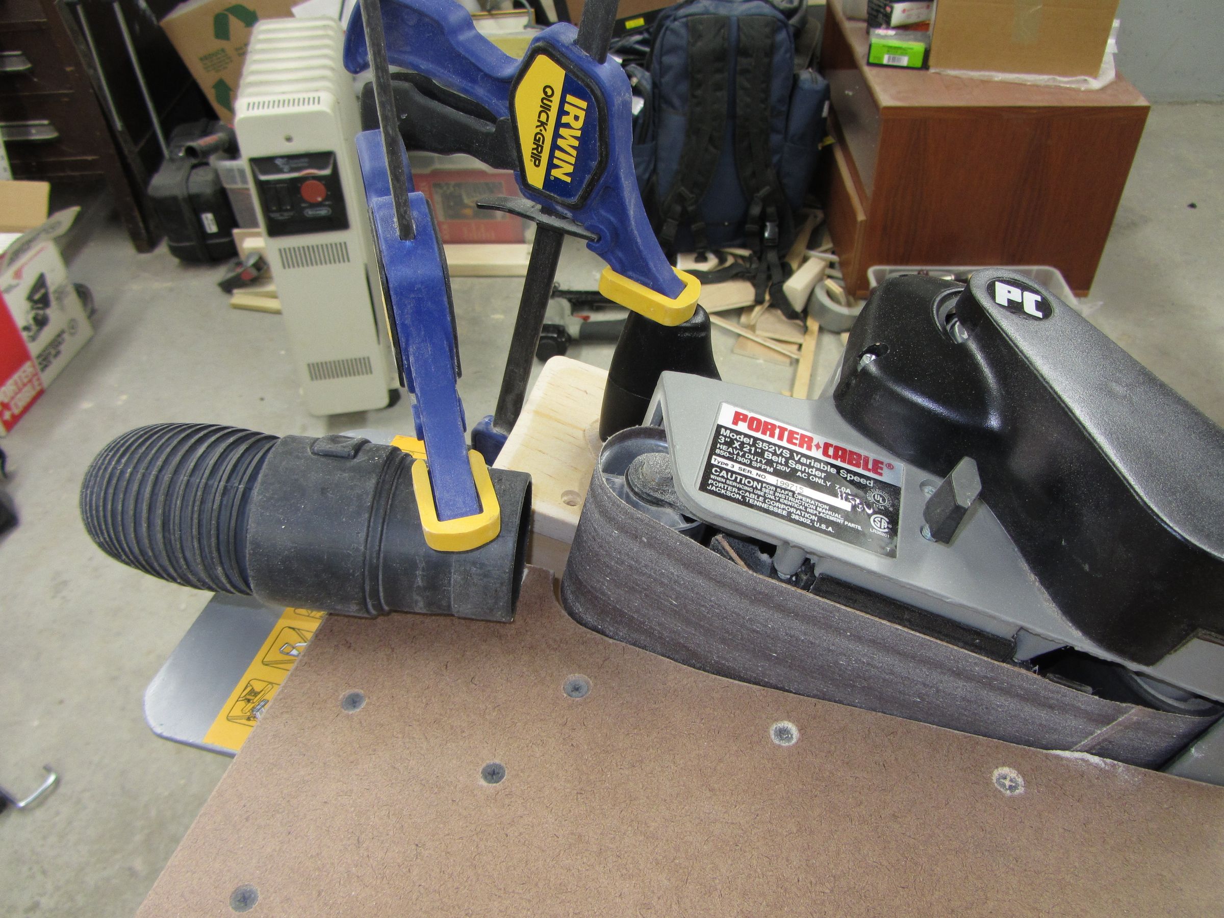 Belt Sander Stand Table for Edge-Sanding : 7 Steps - Instructables