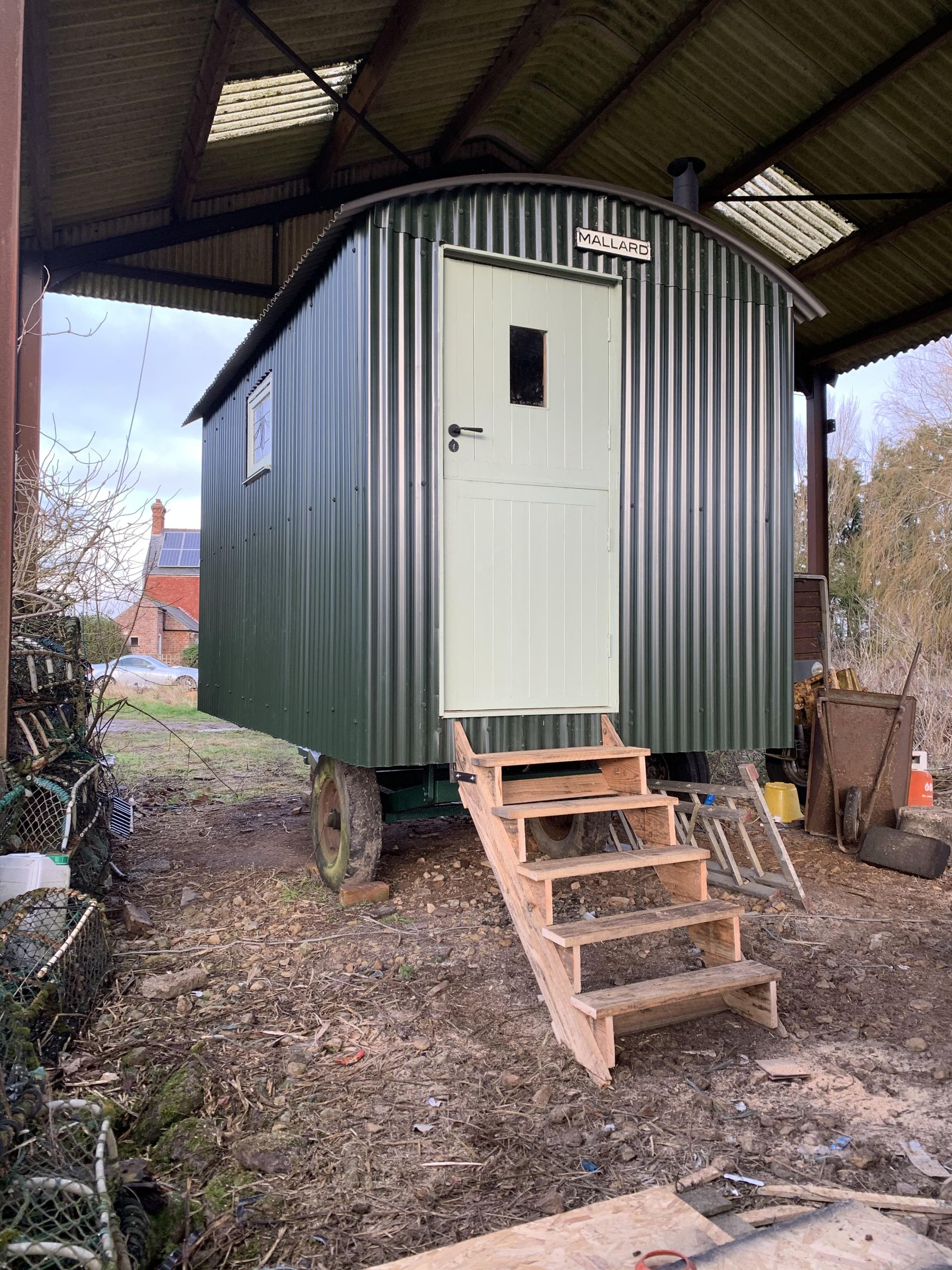 Self Build Shepherds Hut. Step by Step With Photos. Off Grid Living ...