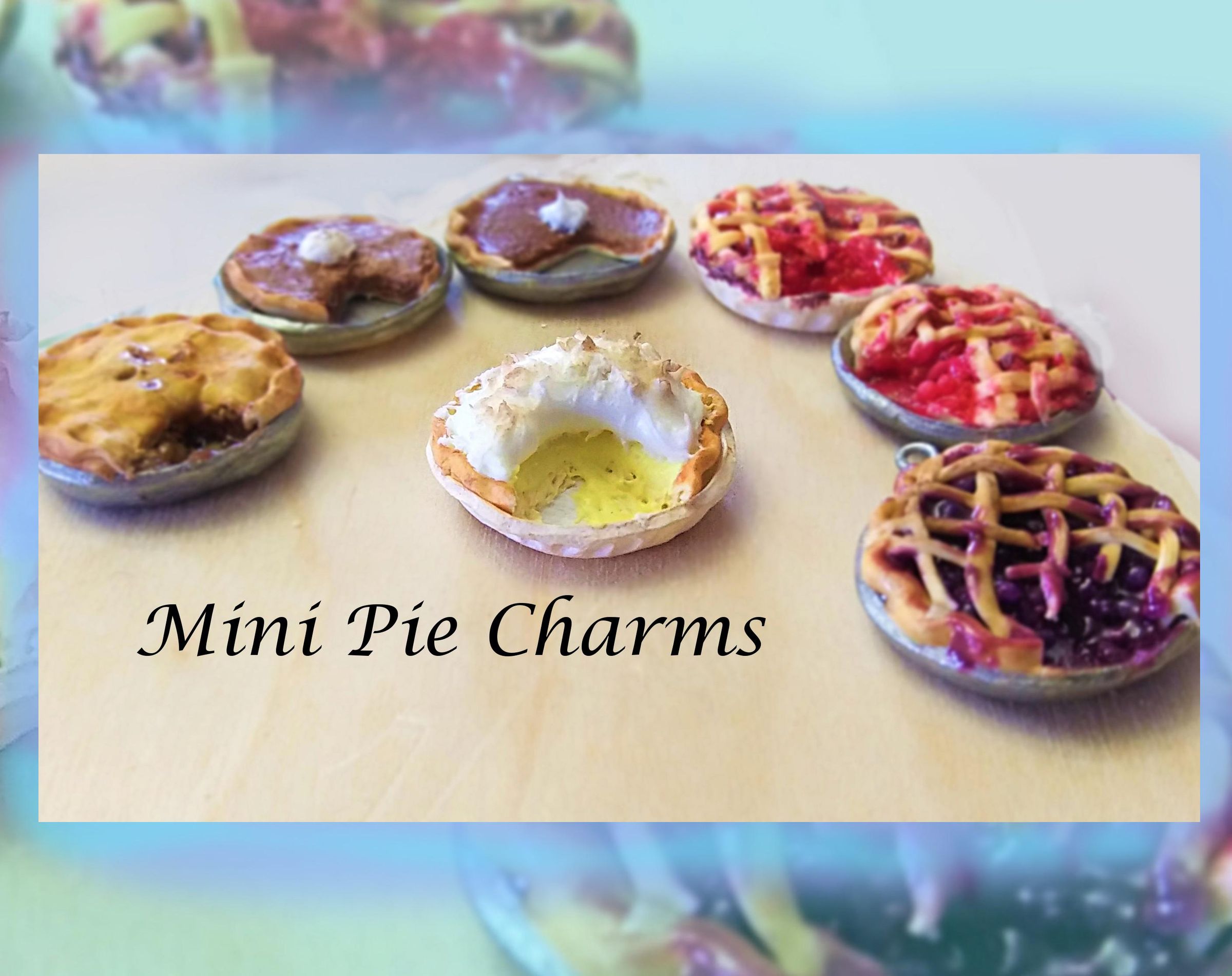 Pie Charms From Clay: Earrings, Necklace, Etc. : 12 Steps (with ...