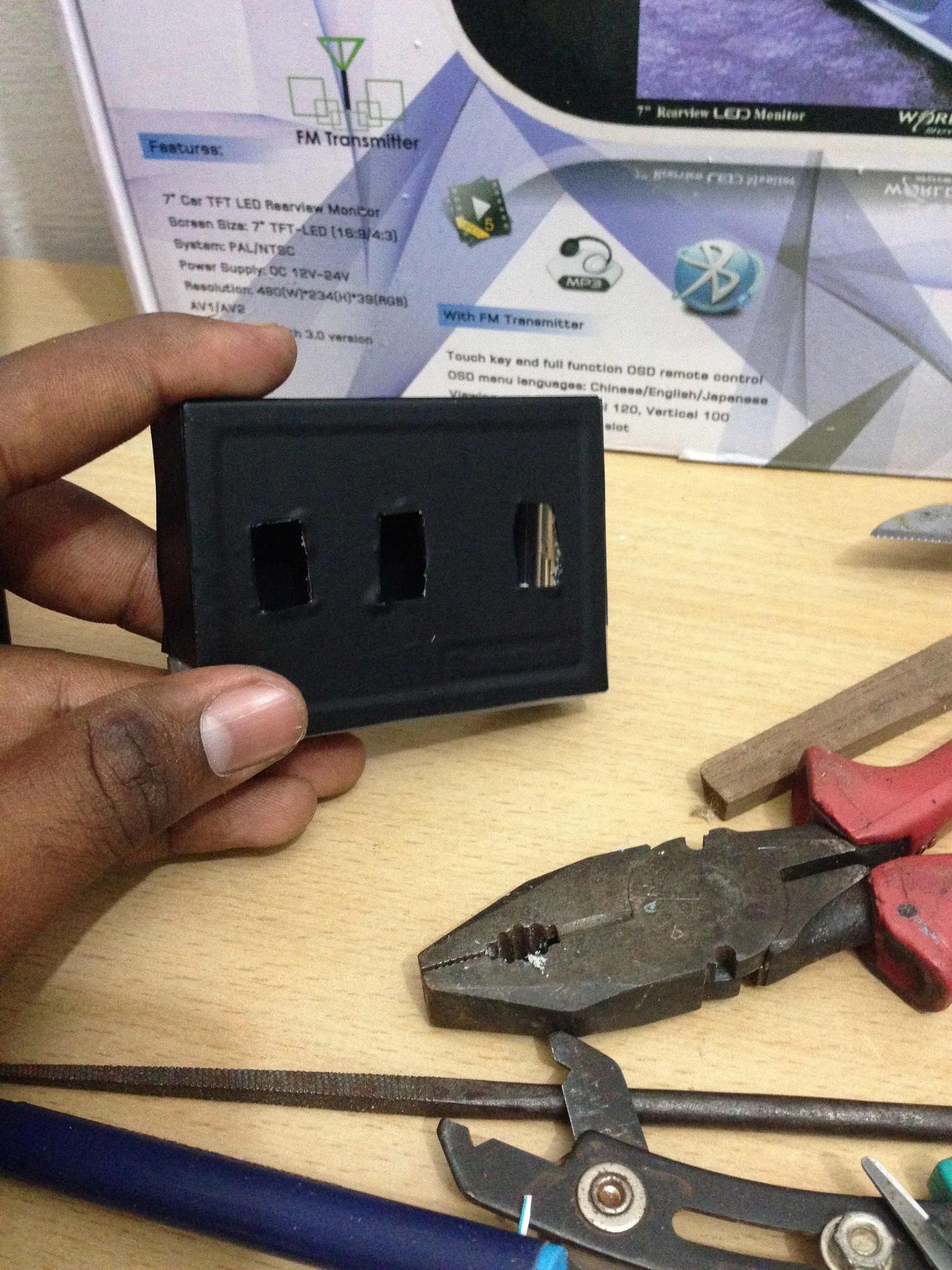 Simple Small Switch Box for Electronic Projects DIY-Mini DV Cassette ...
