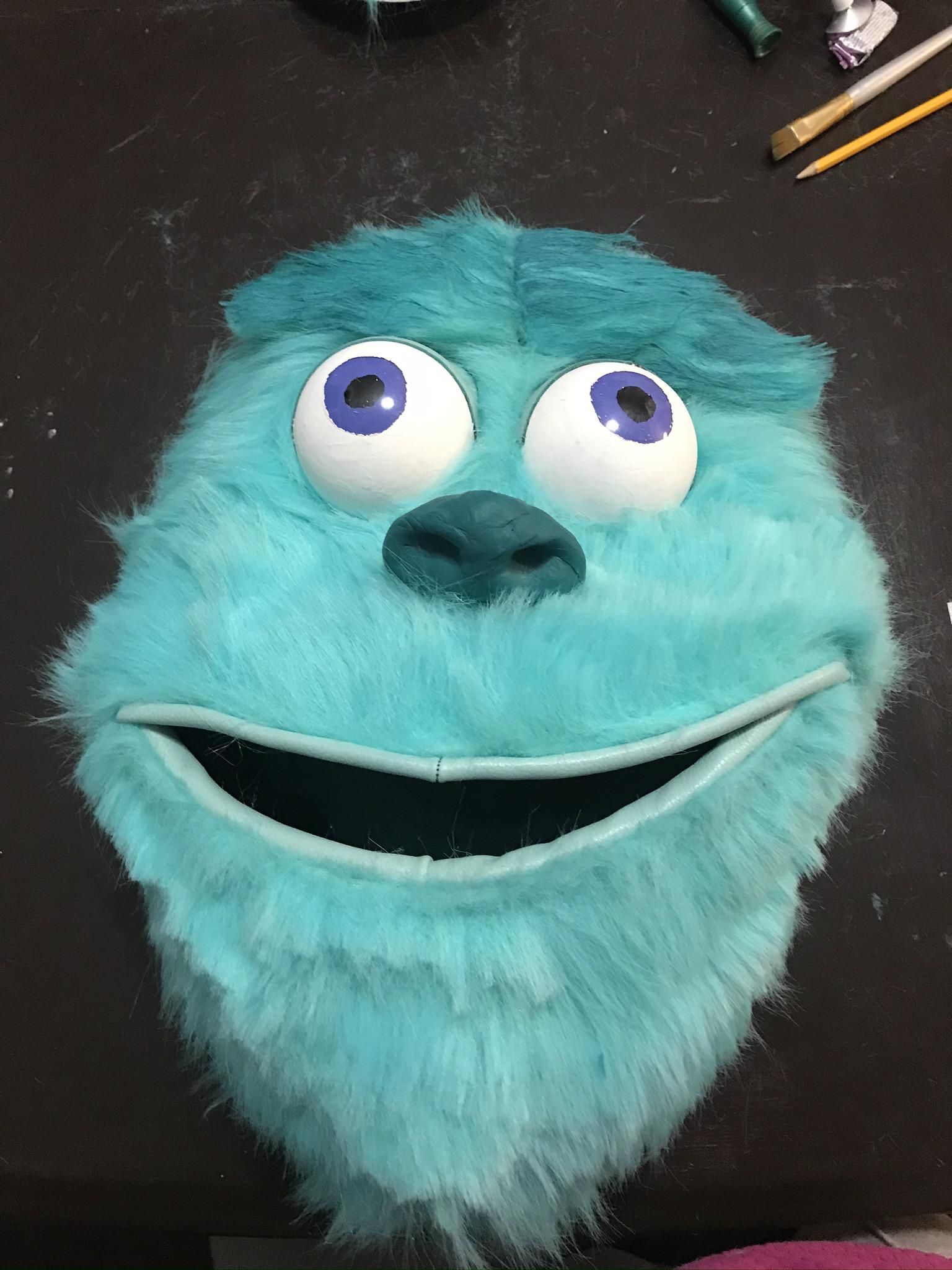 Sulley (Trademark Disney) Monster Homemade Halloween Costume : 11 Steps ...
