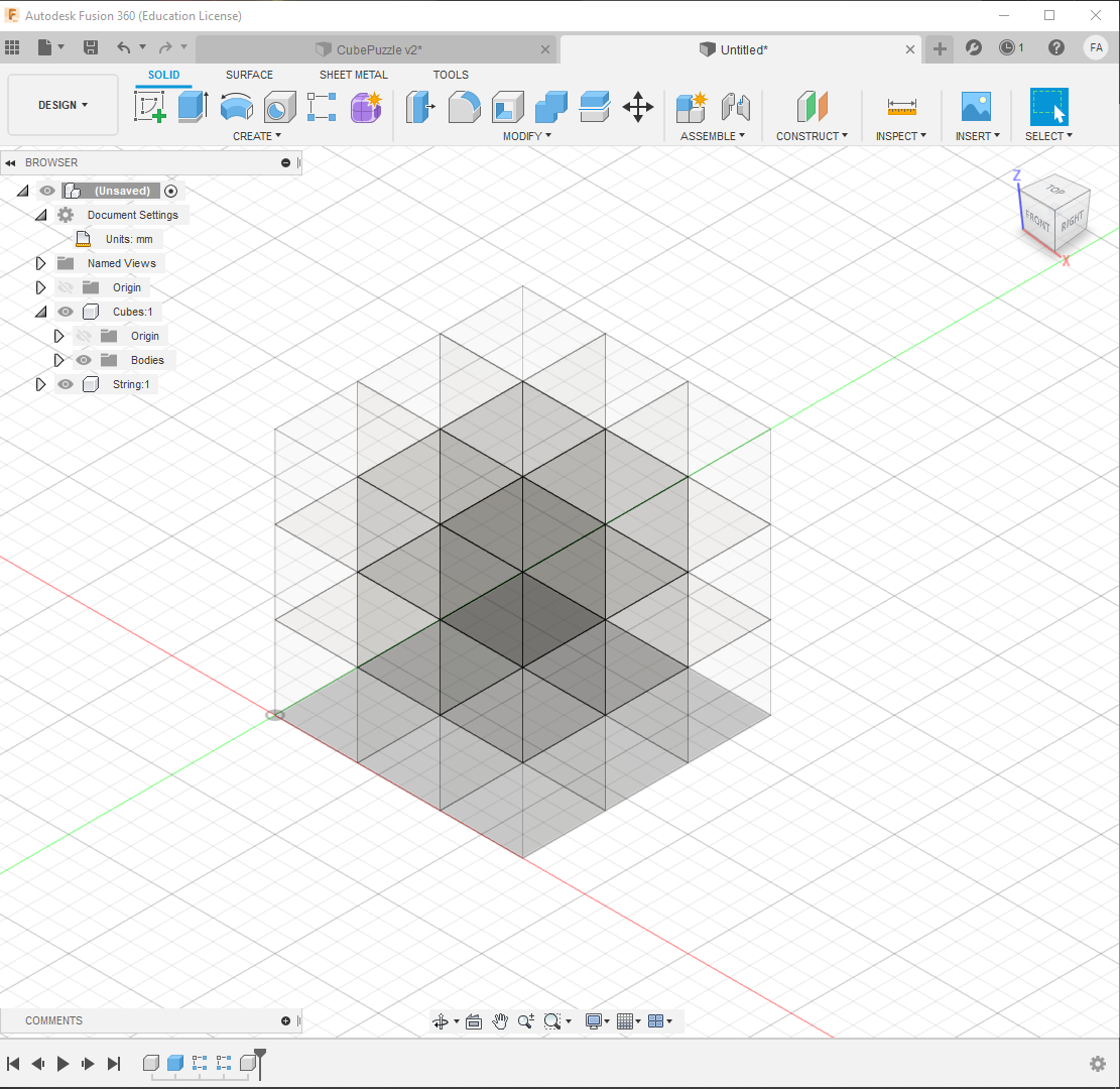 Design and Make a 3D Puzzle Cube (with Fusion360) : 7 Steps (with ...