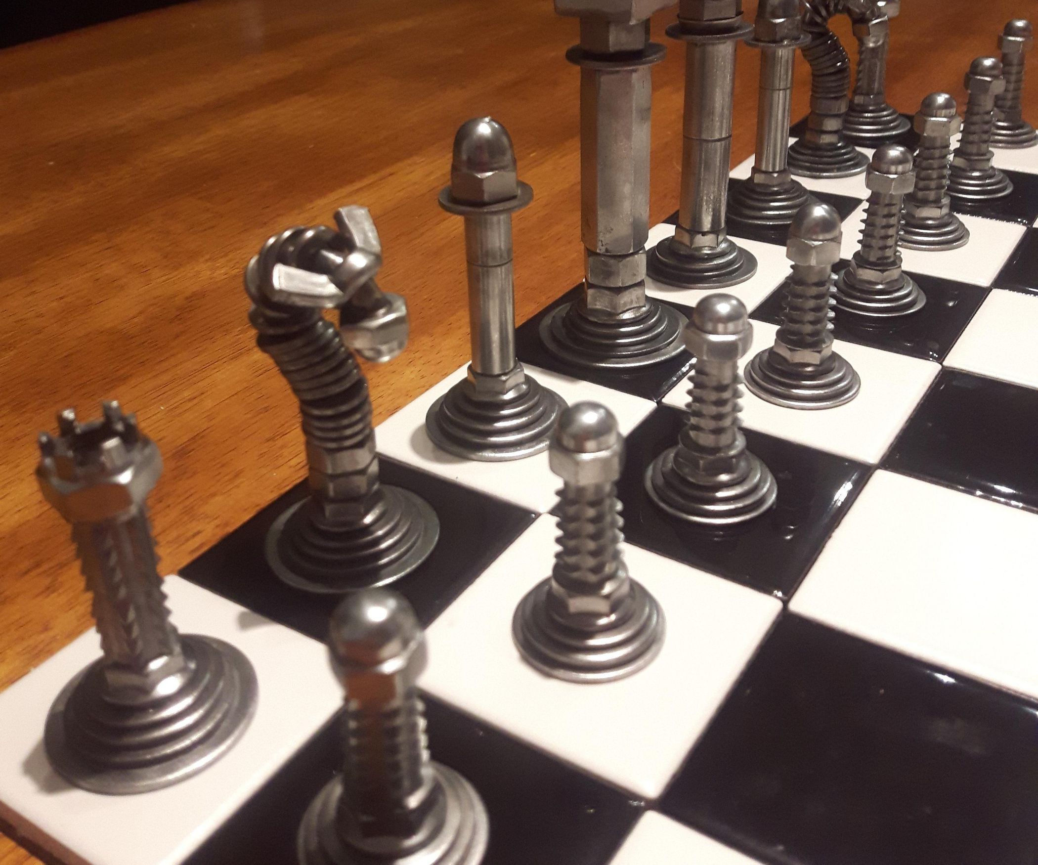 Hardware Chess Set : 8 Steps (with Pictures) - Instructables