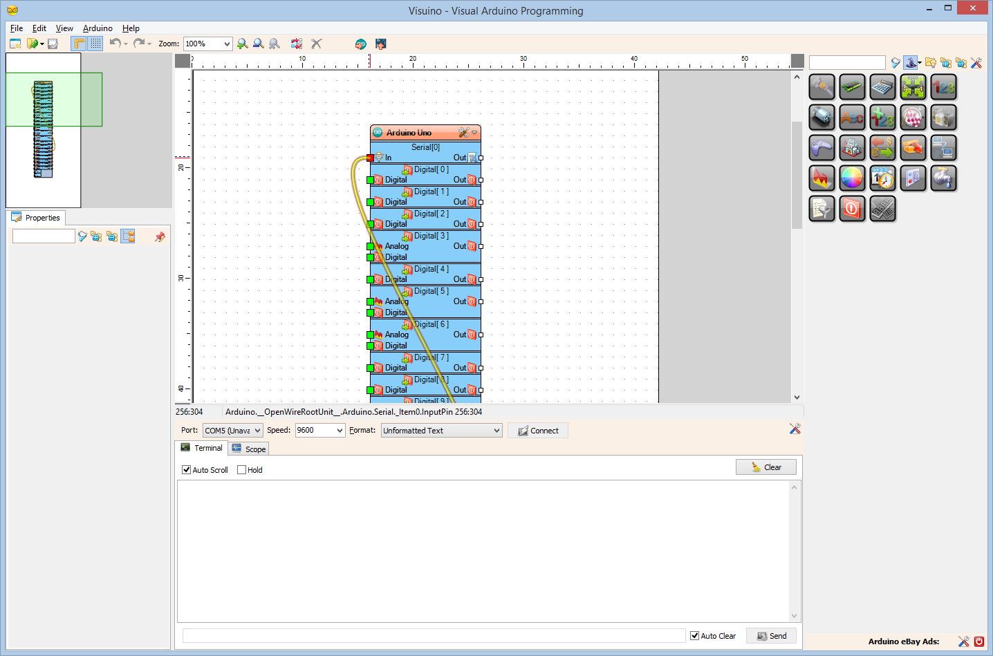 Arduino Nano: Using Passive Photo Resistor Sensor With Visuino : 11 ...