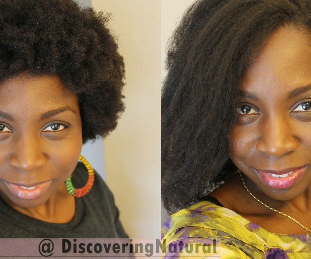 How to Saran Wrap Roller Set to Straighten Natural Hair : 8 Steps (with ...
