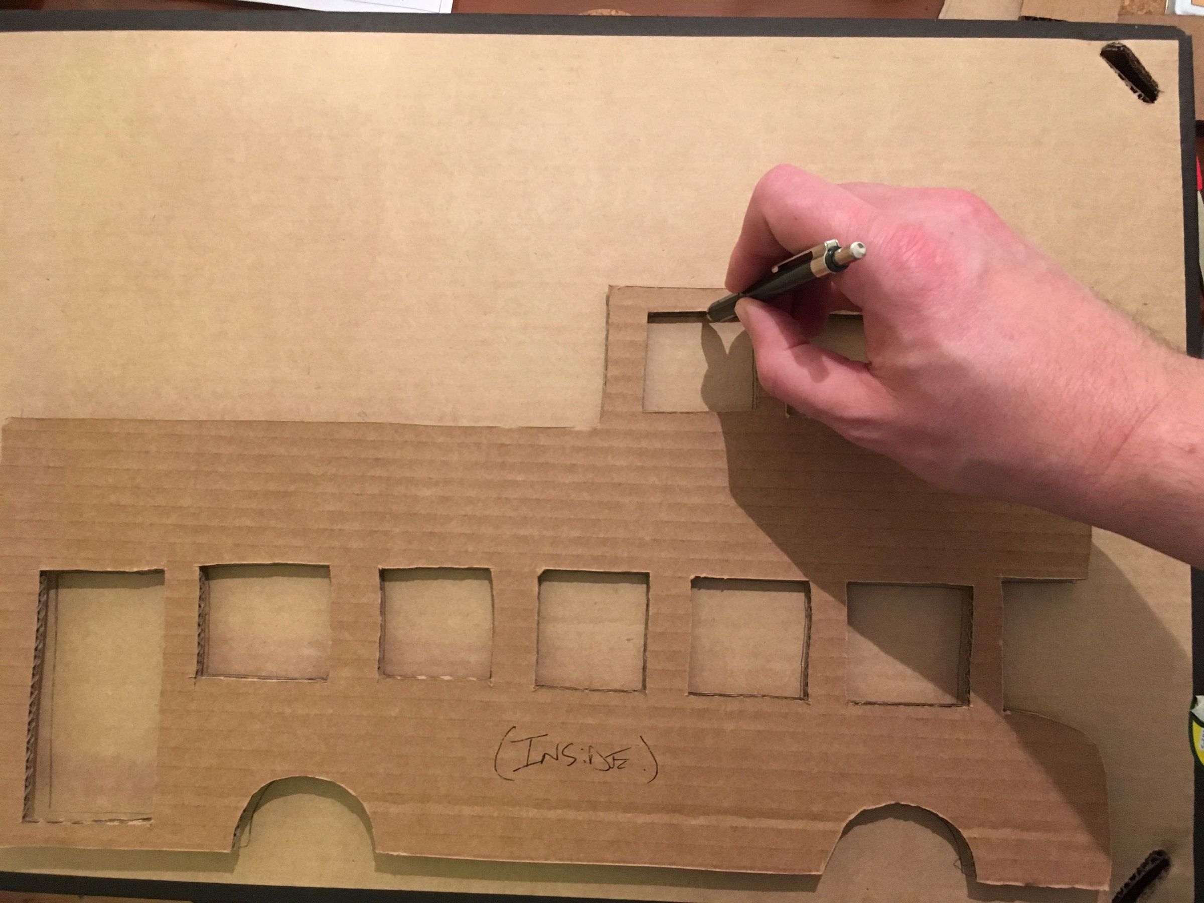 Cardboard Box Bus - for a Toy Ride : 16 Steps (with Pictures ...