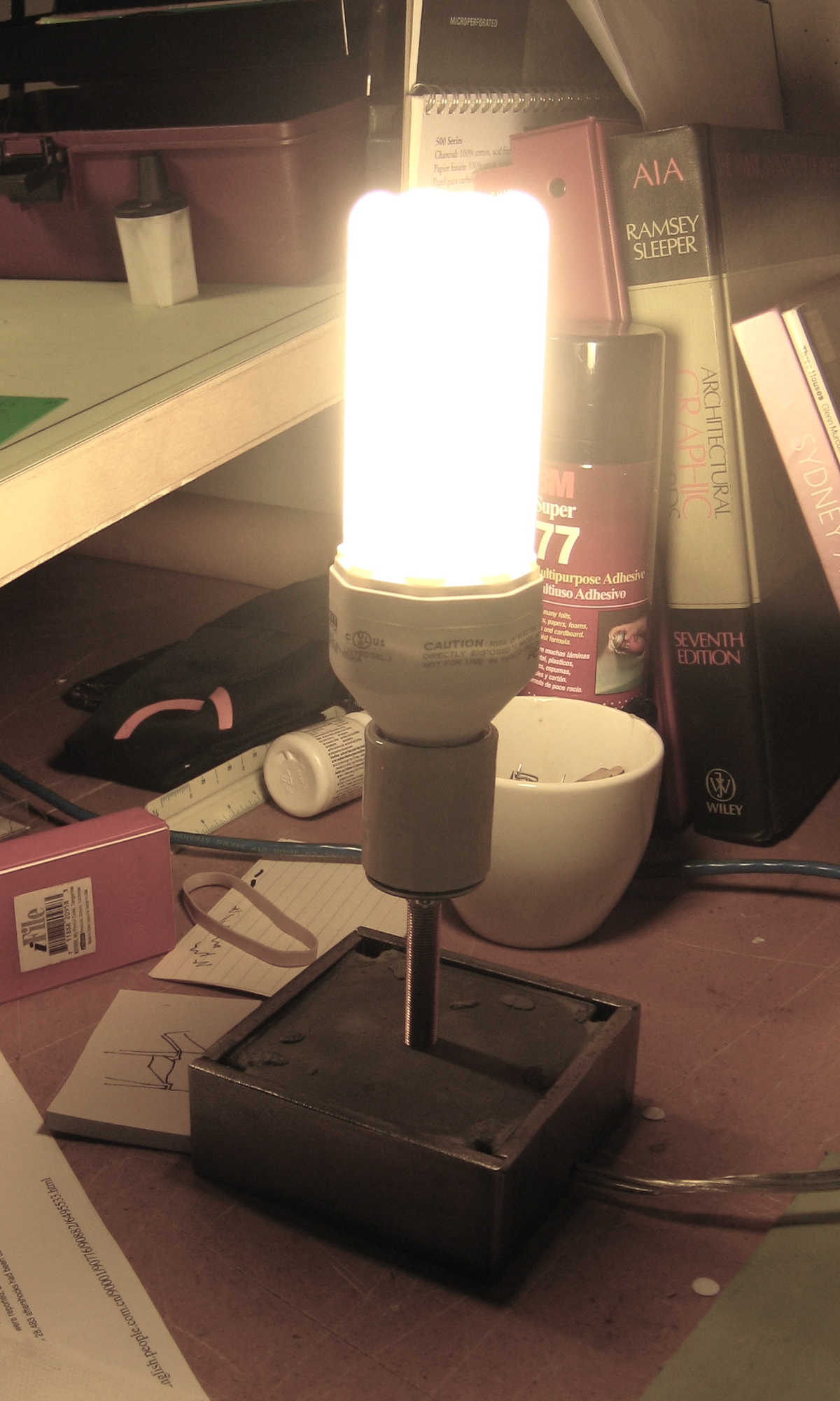 Concrete Lamp : 7 Steps (with Pictures) - Instructables