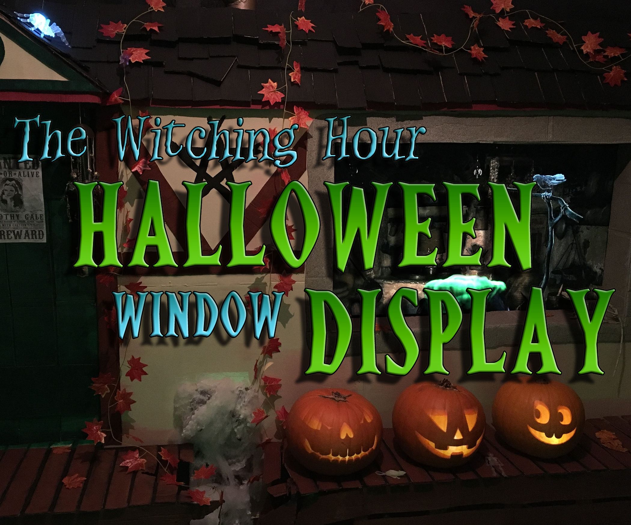The Witching Hour Halloween Window Display : 8 Steps (with Pictures ...