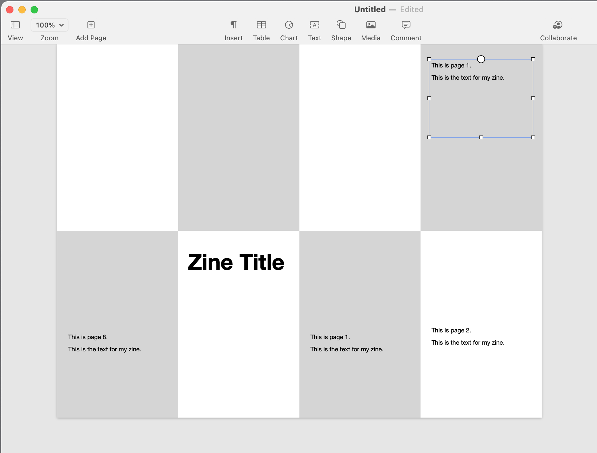 Zine Template for a Mac : 32 Steps - Instructables