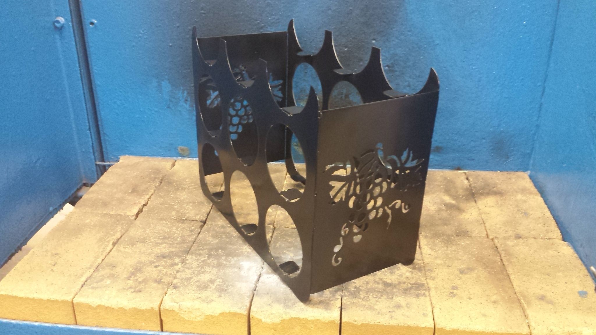 Sheet Metal, Plasma Cut, 9 Bottle, Wine Rack : 3 Steps - Instructables