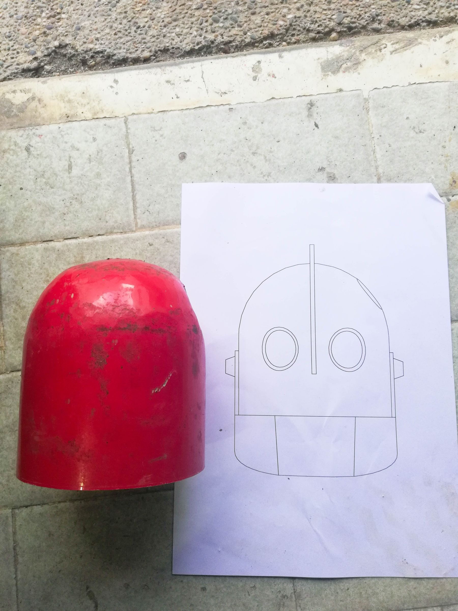 The Iron Giant | Head Build : 12 Steps (with Pictures) - Instructables