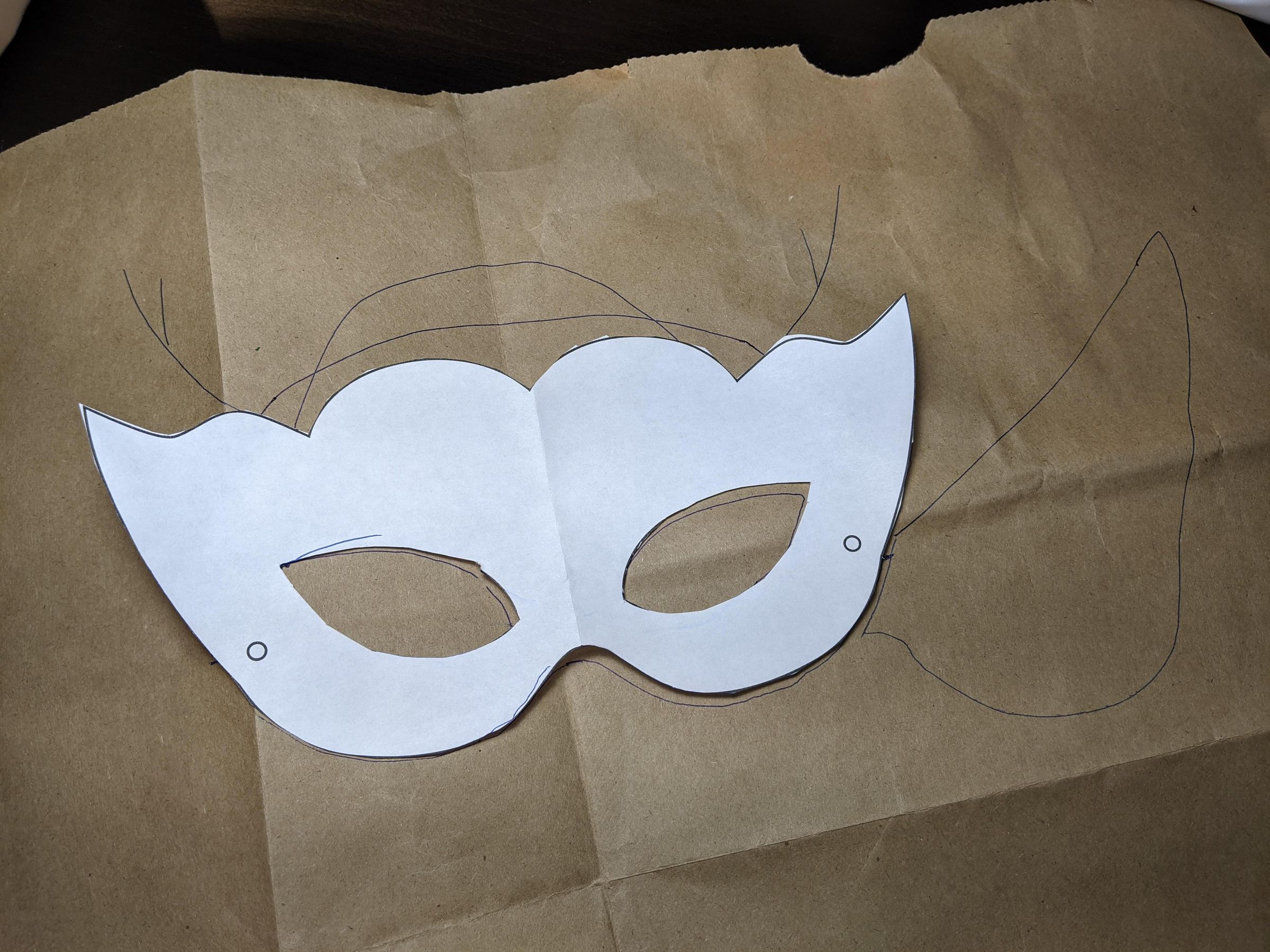 How to Make a Woodland Goblin Mask With Craft Store Fake Florals : 8 ...
