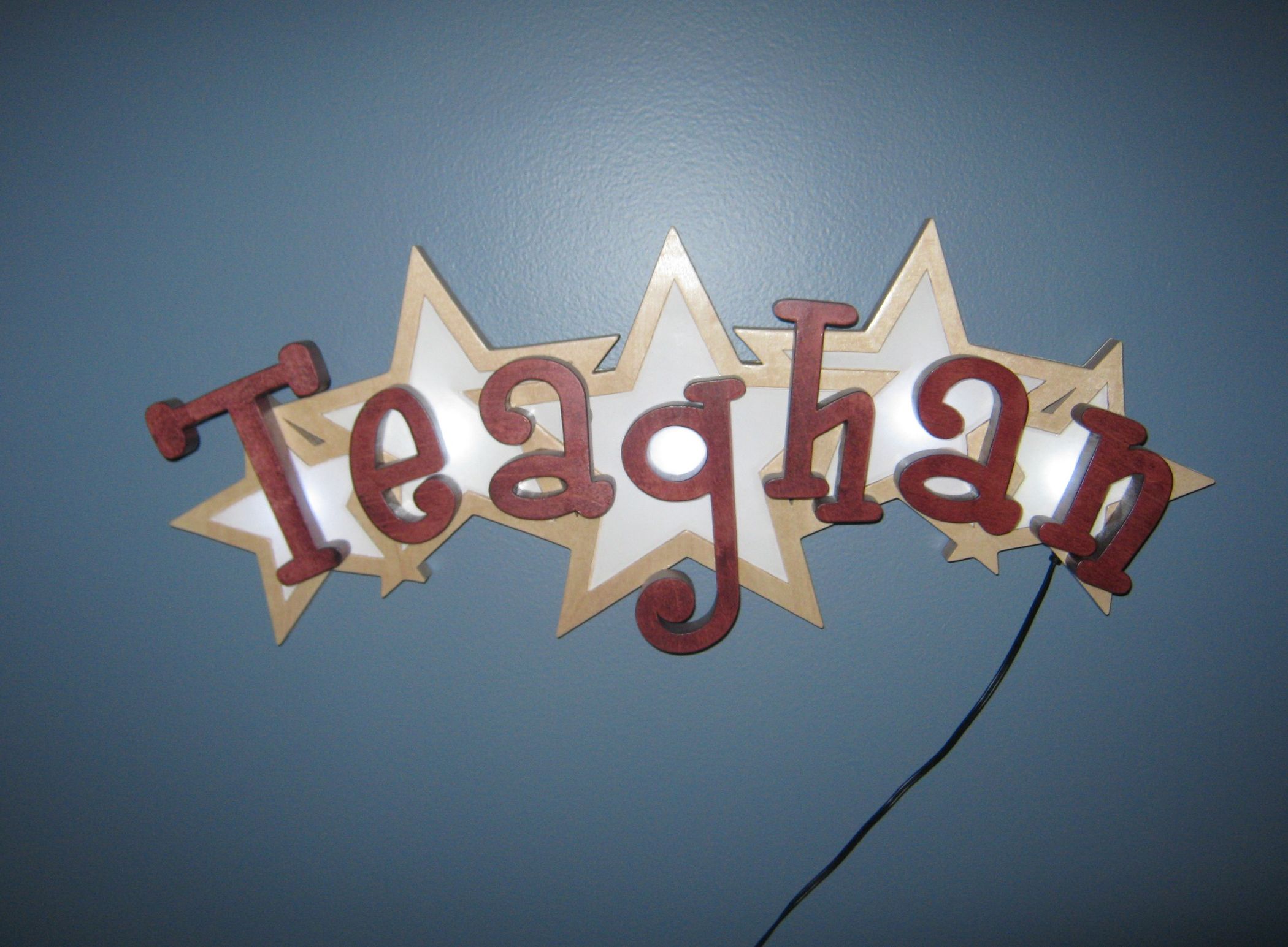 Custom Nameplates: LED Star Power! : 8 Steps (with Pictures ...
