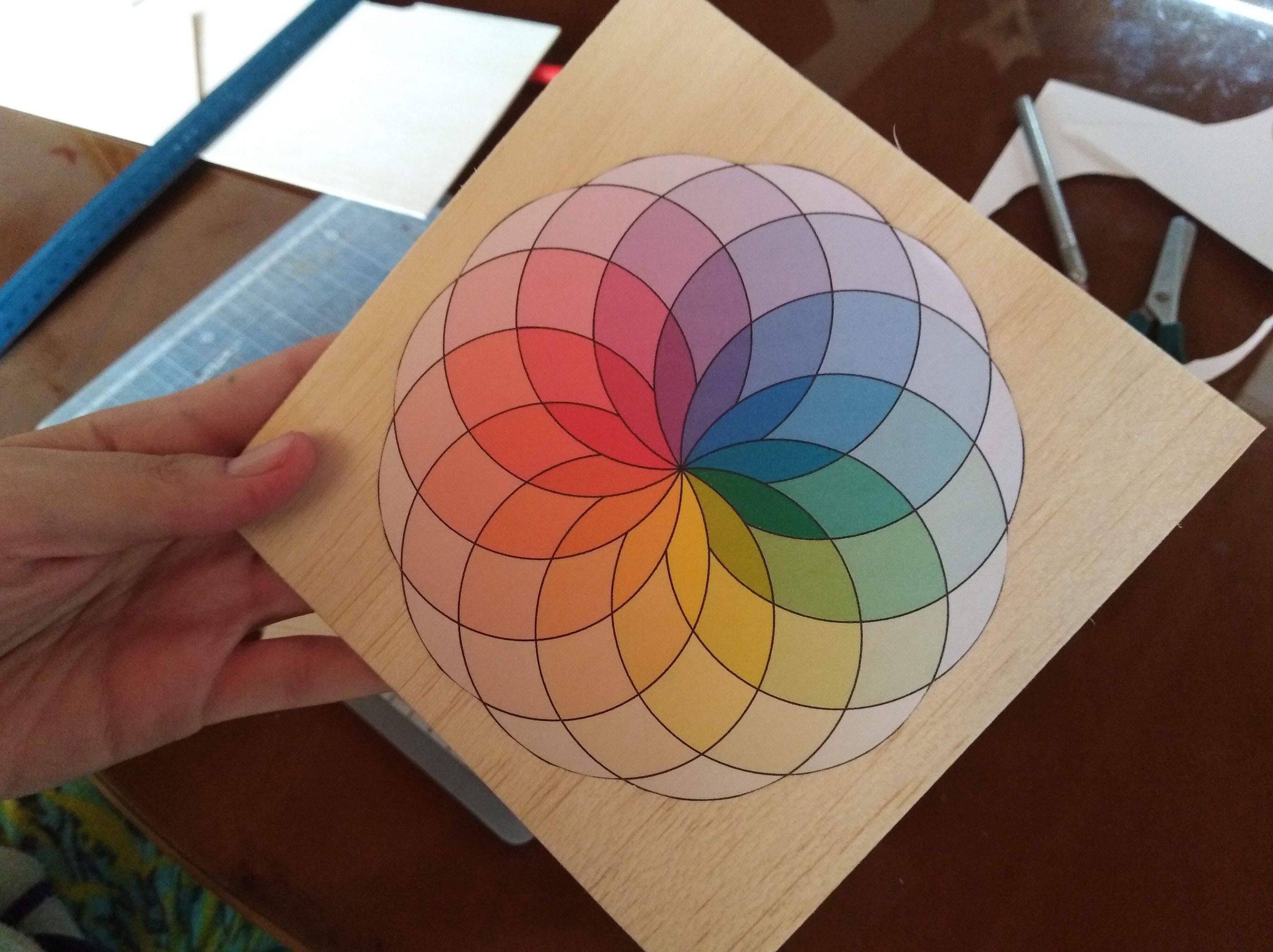 Color Wheel Puzzle : 8 Steps (with Pictures) - Instructables
