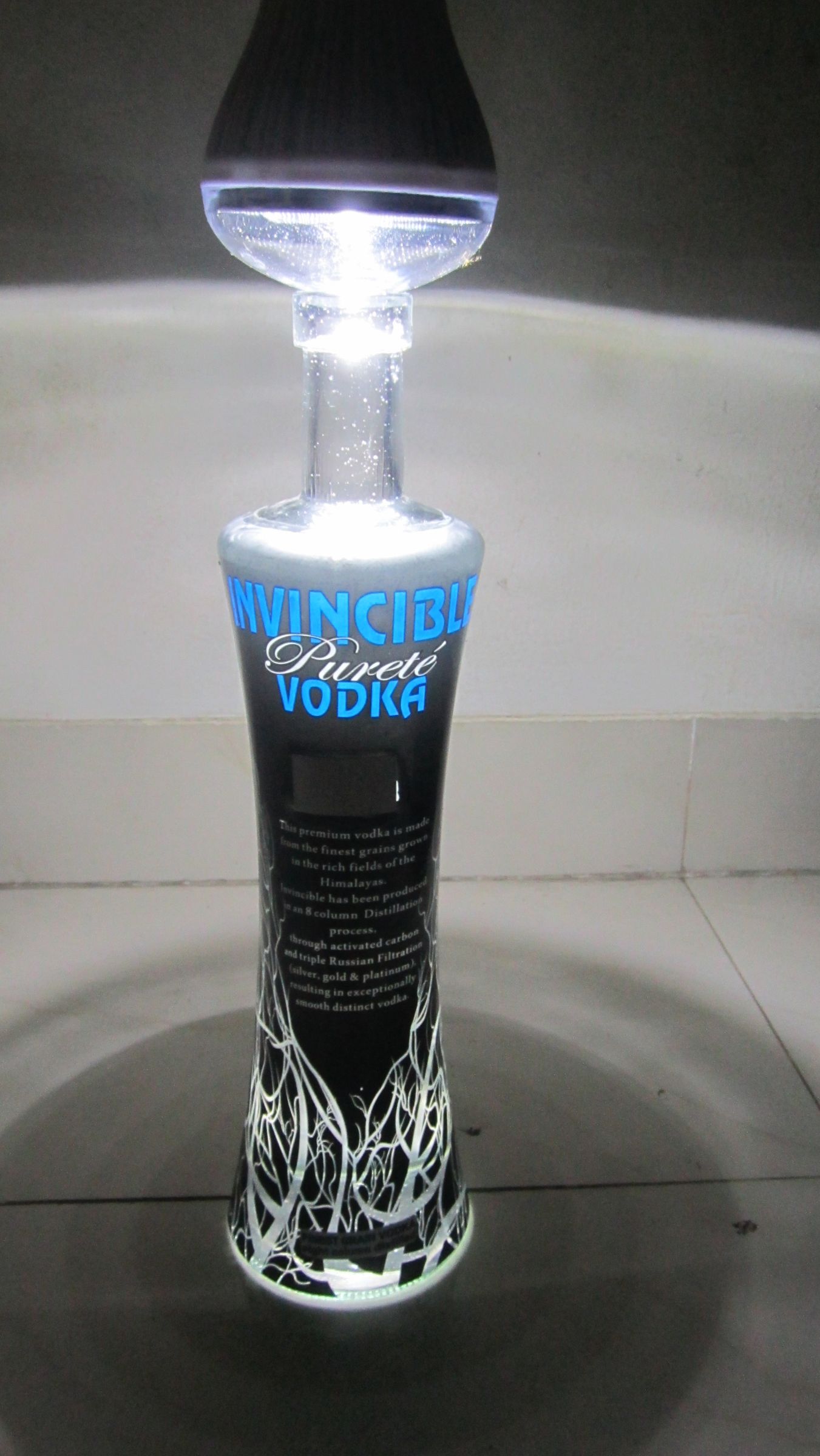 Vodka Bottle Lamp - Instructables