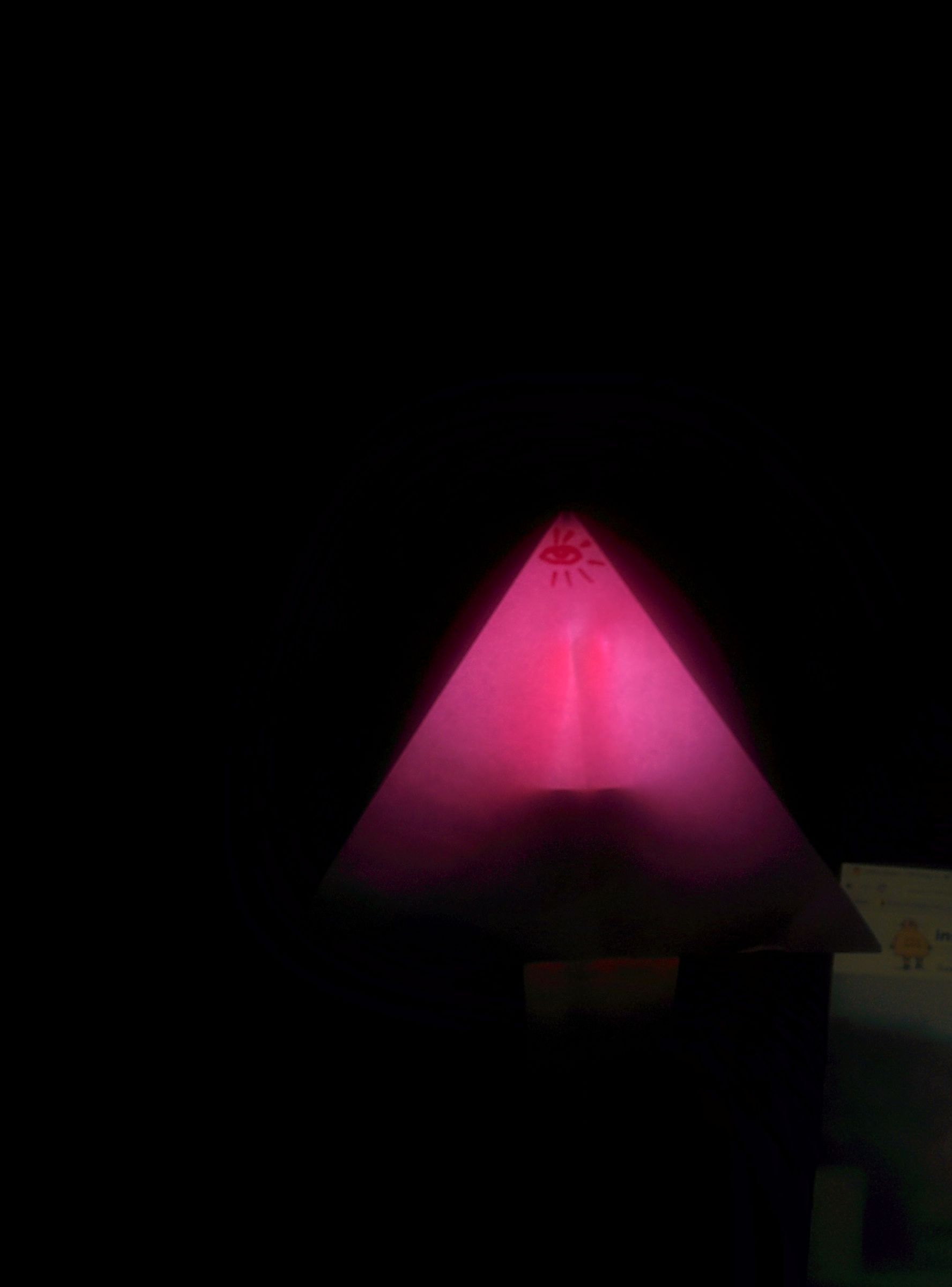 The "Iluminatee" Pyramid Lamp Shade Made of Paper : 3 Steps - Instructables