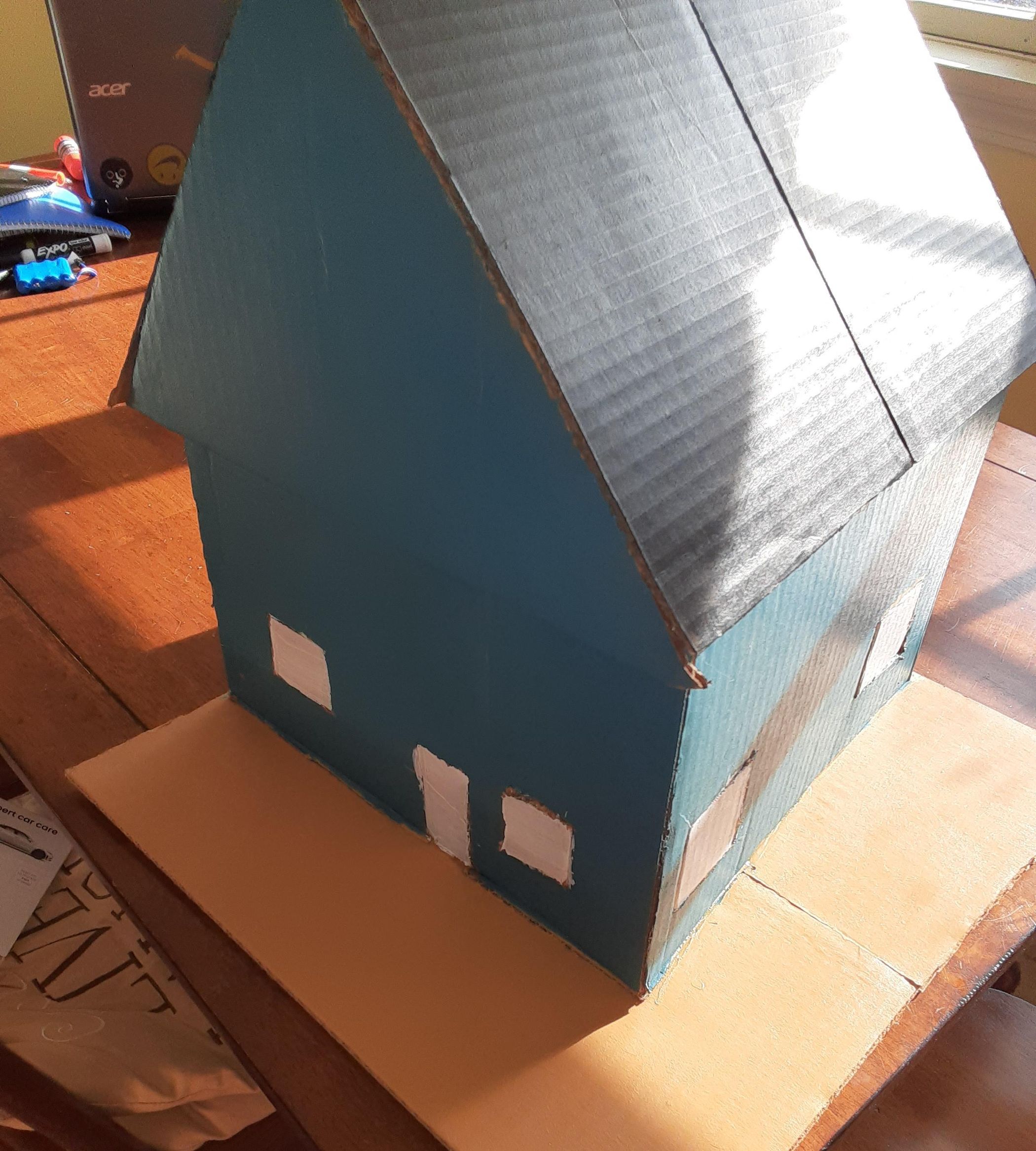 Coastal Desert Cardboard House : 8 Steps - Instructables