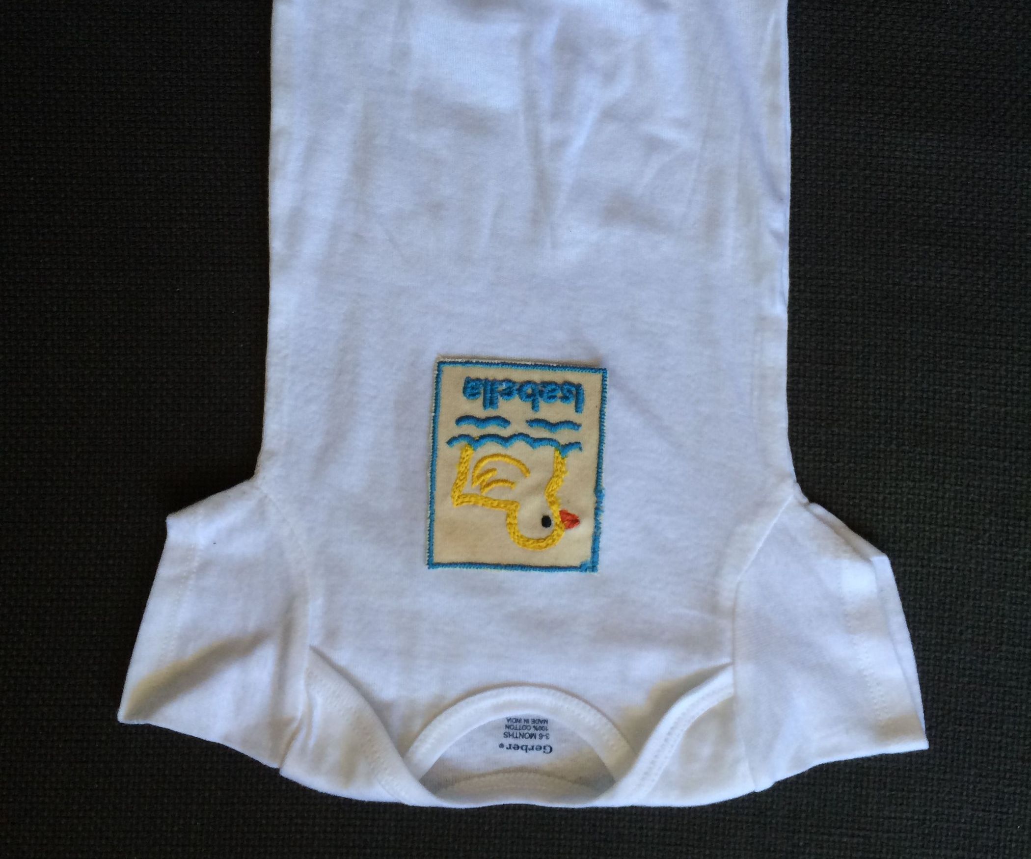 CNC Embroidered Patch for a Customized Onesie : 3 Steps - Instructables