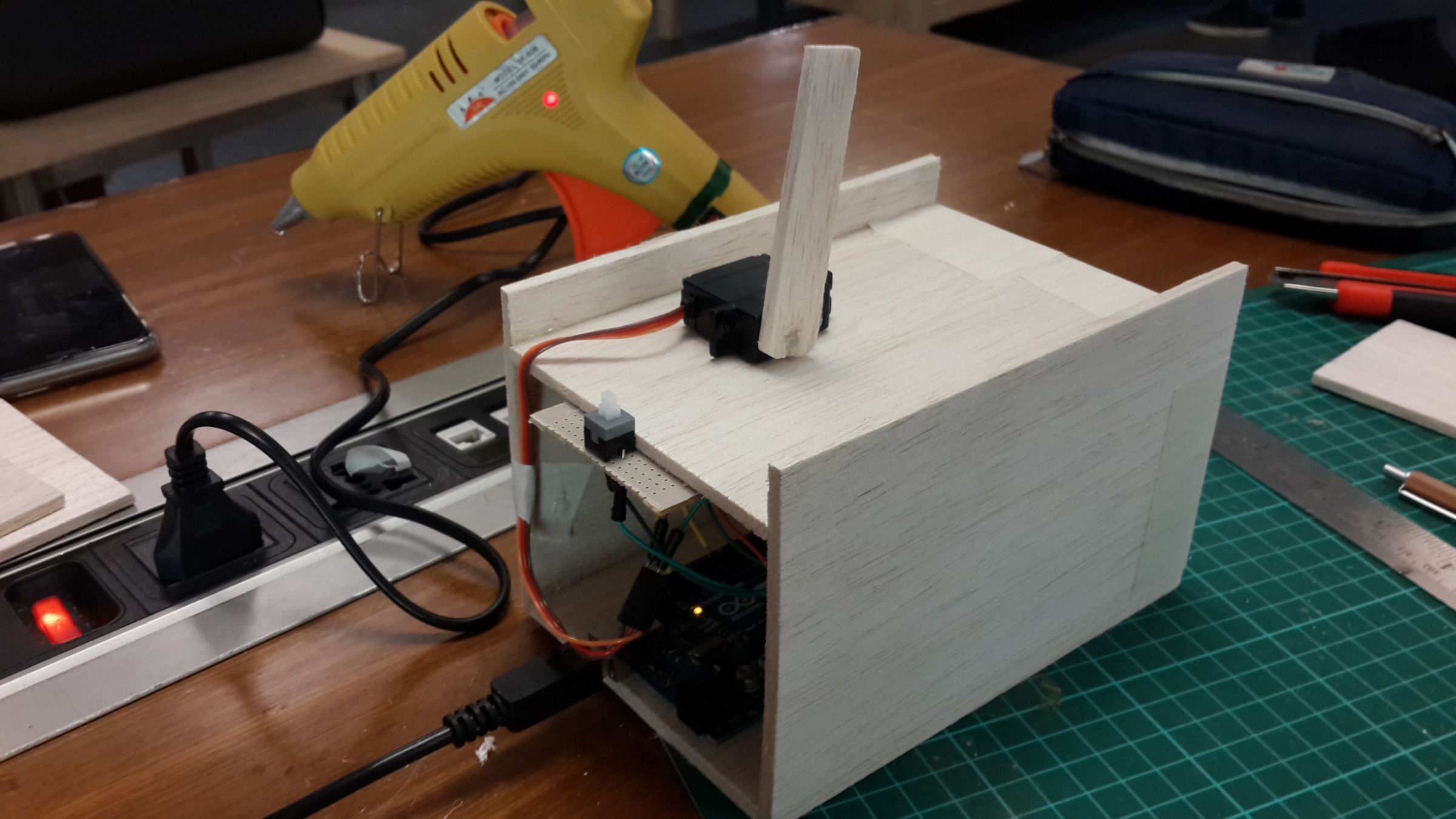 The Most Useless Box : 3 Steps - Instructables