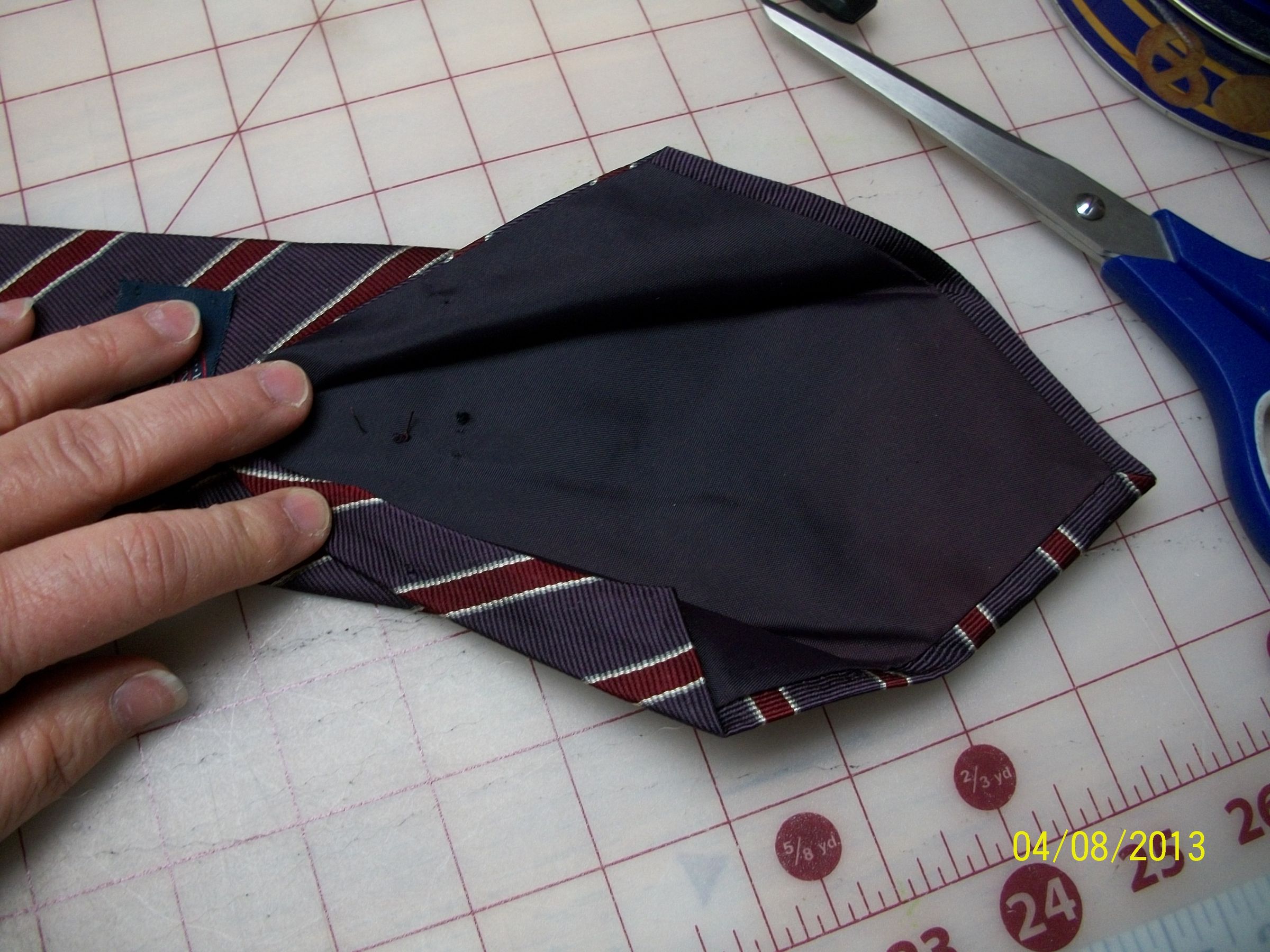 *REPURPOSED* Women's FASHION Tie - PURPLE : 7 Steps (with Pictures ...