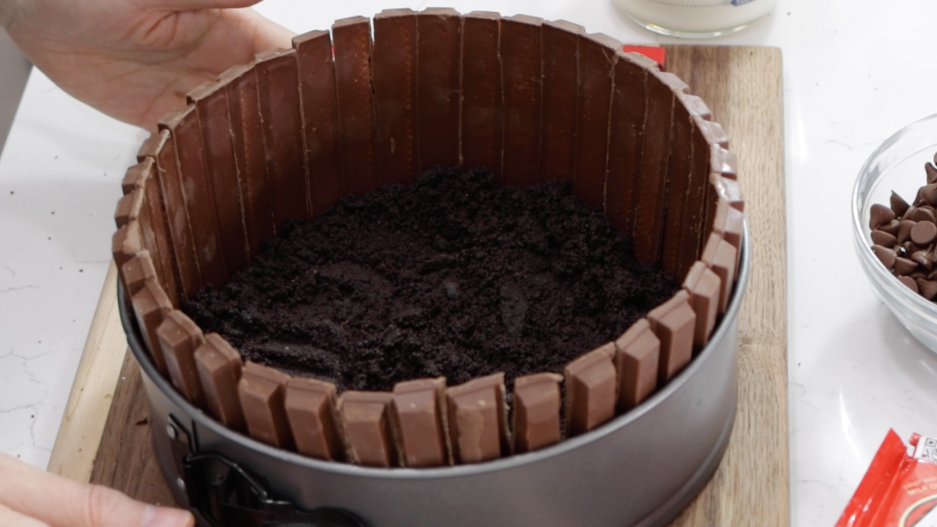 No-Bake Chocolate Cheesecake With Kit Kats : 13 Steps (with Pictures ...