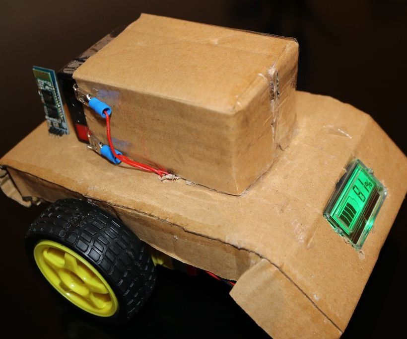 Arduino Car Controlled Via Bluetooth App 4 Steps With Pictures Instructables