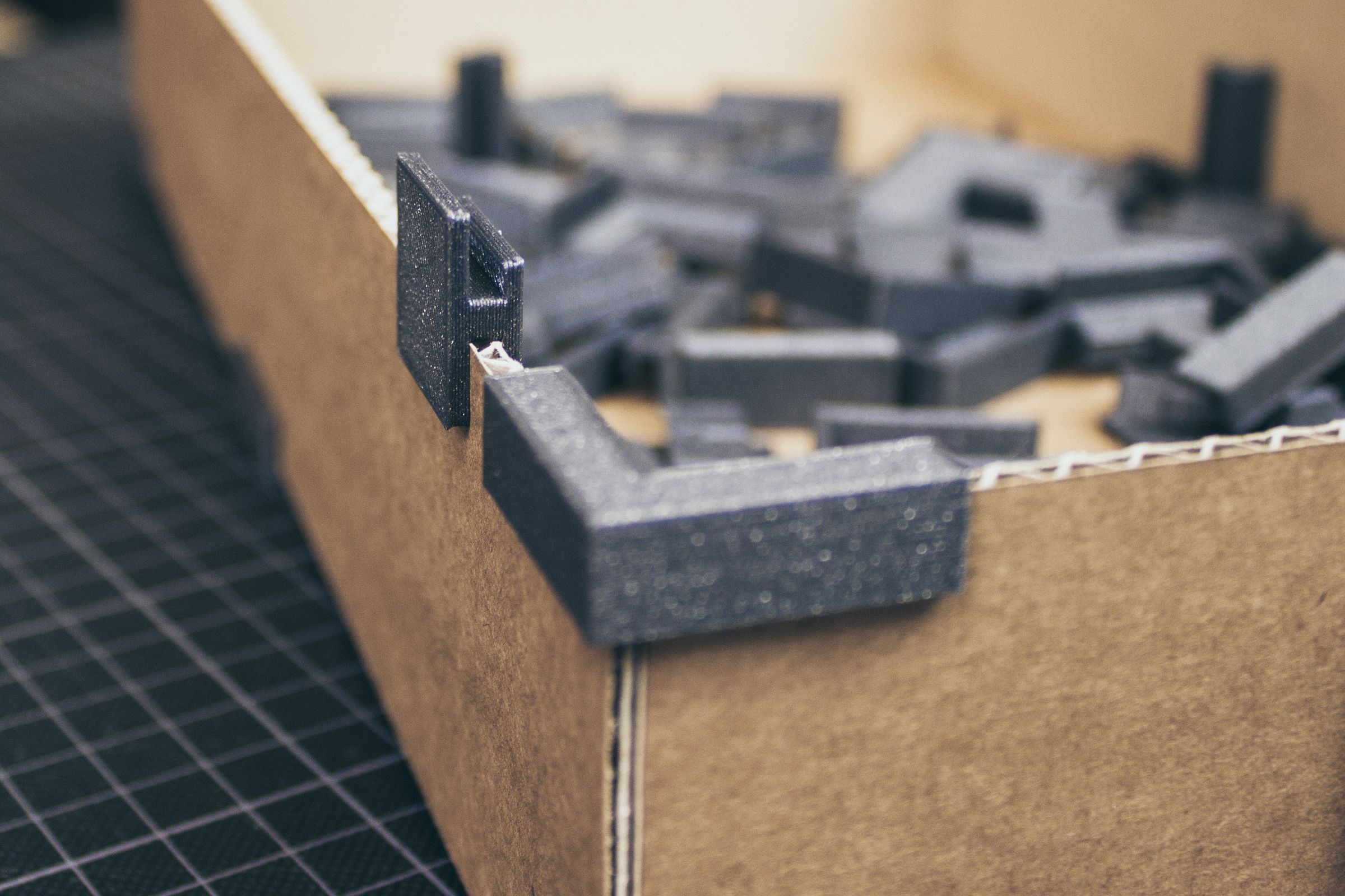 Storage Boxes Made Out of Cardboard and 3D Printed Parts (Update 2019 ...