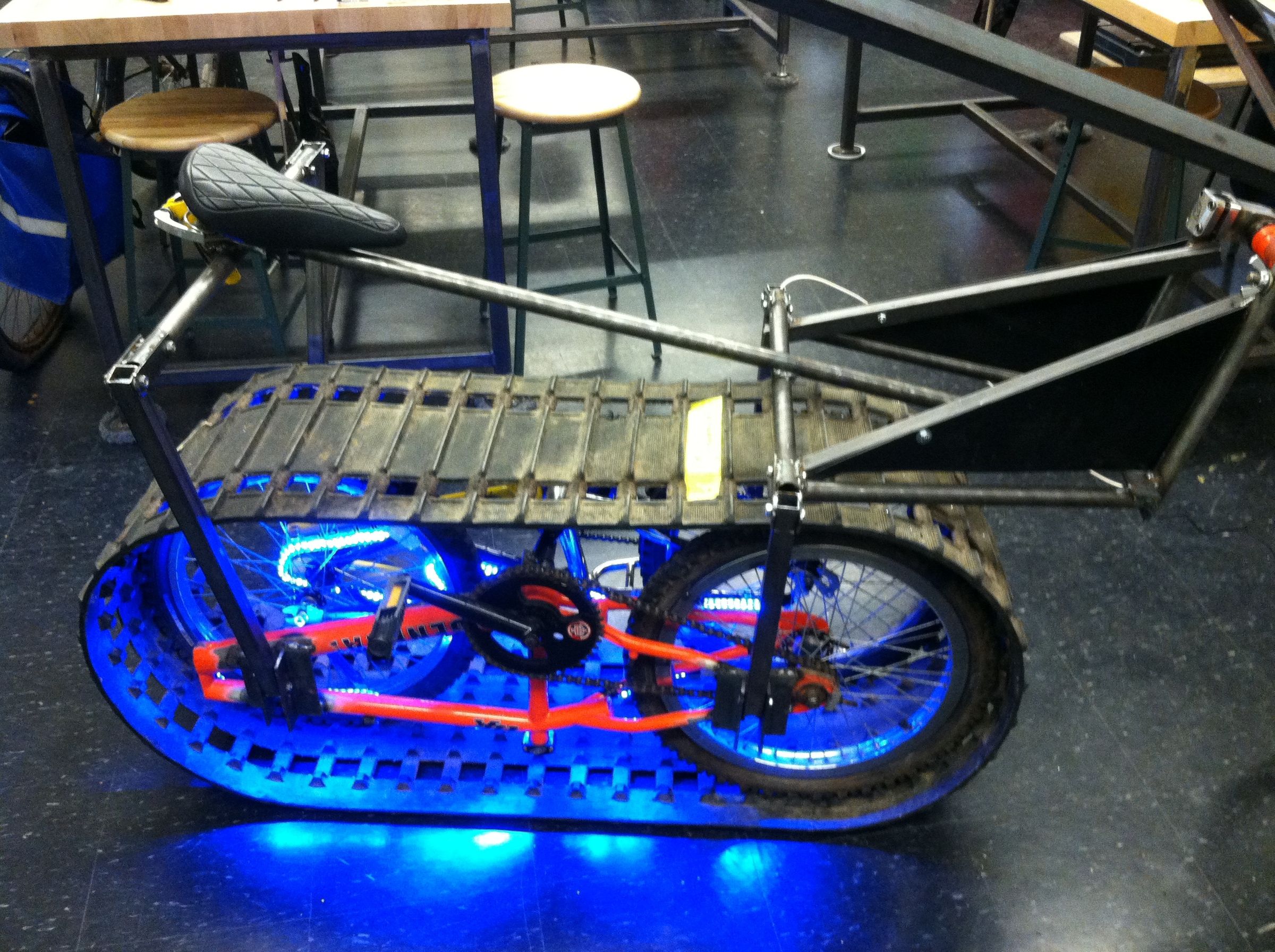 Build a Massive Snowmobile Tank Bike : 5 Steps (with Pictures ...