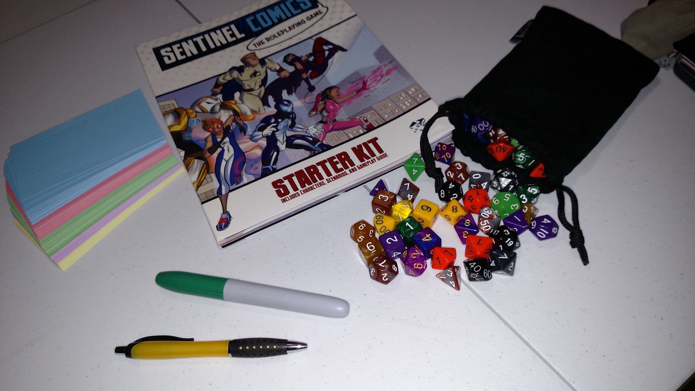 Sentinels RPG Starter Kit Gamemaster Pro Tip: Using Index Cards! : 4 ...
