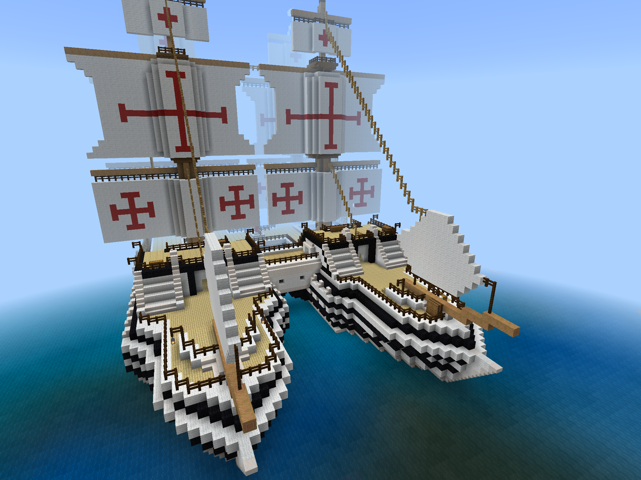 Minecraft - Atlas Class Duel Frigate : 6 Steps - Instructables