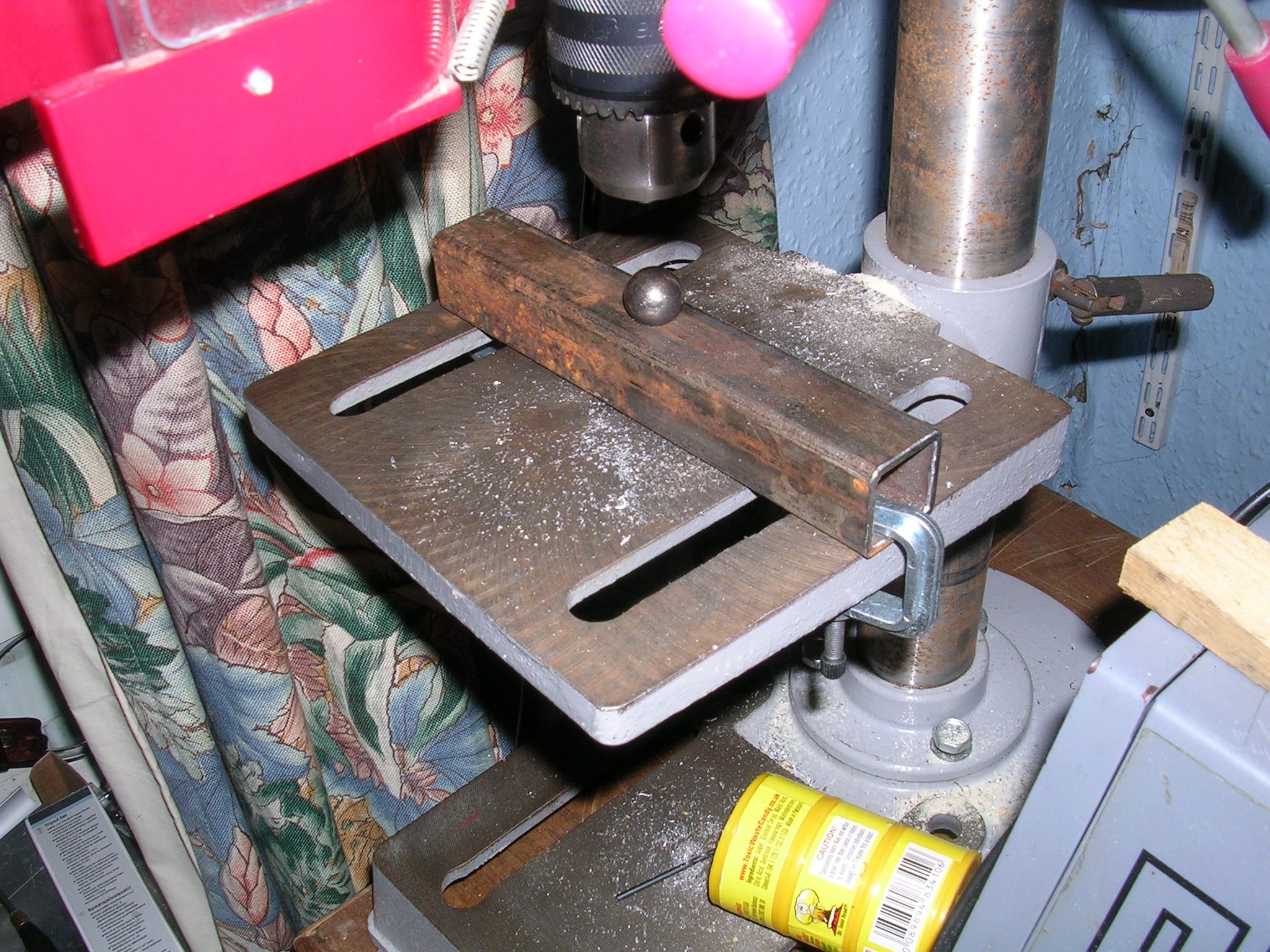 Simple Drill Jig for Drilling a Perfect Hole in a Sphere. : 3 Steps ...