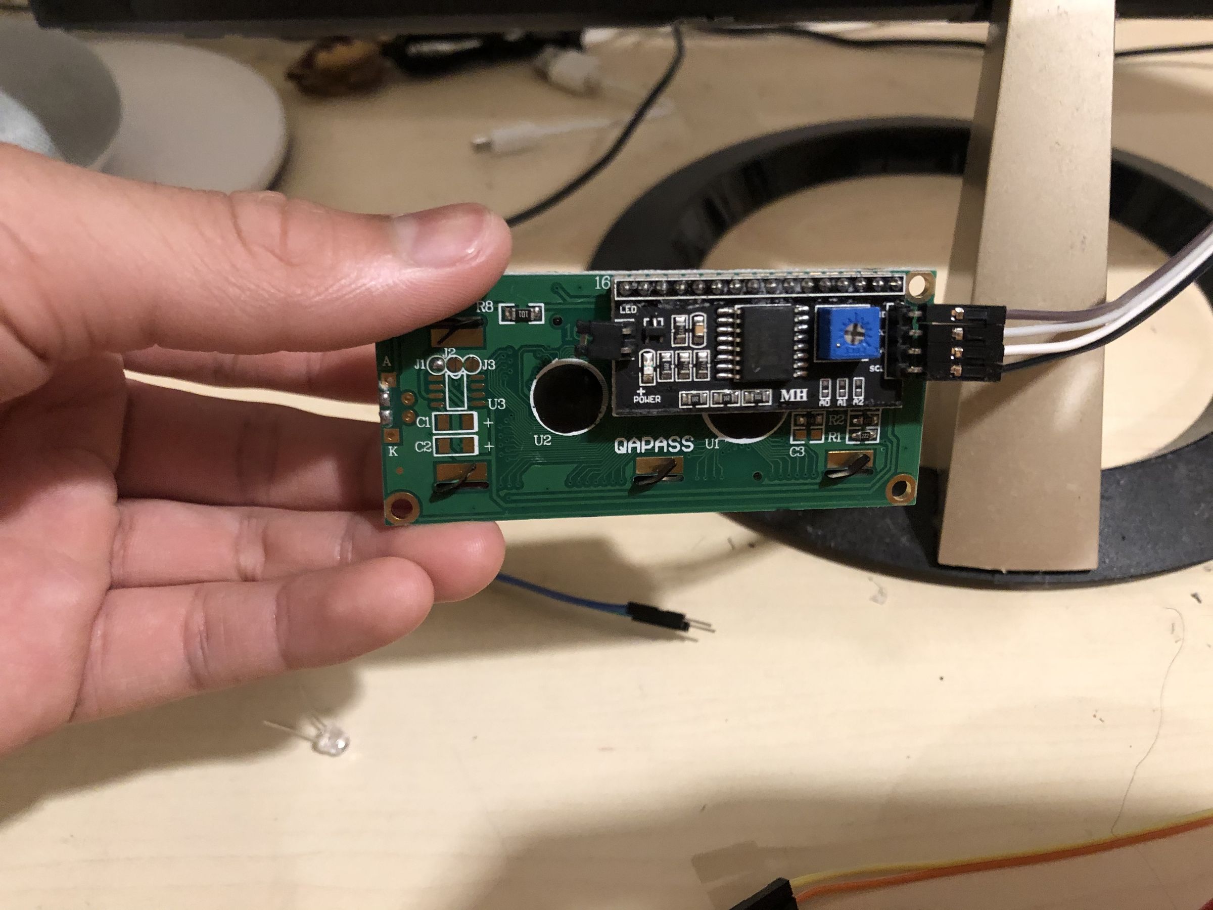 Ultrasonic Sensor Automatic LED Welcome Animation Lights and LCD ...