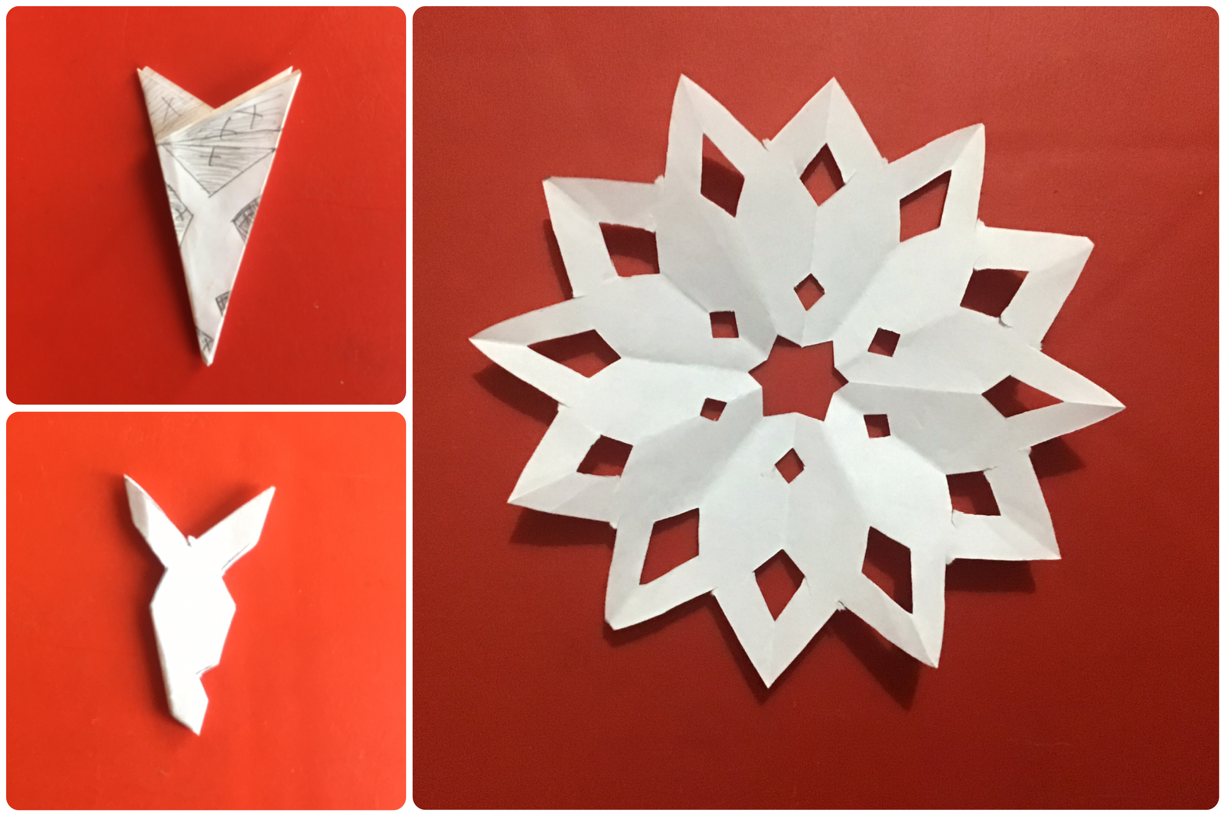 Decorative Paper Snowflakes (6 Pointed) : 8 Steps (with Pictures ...