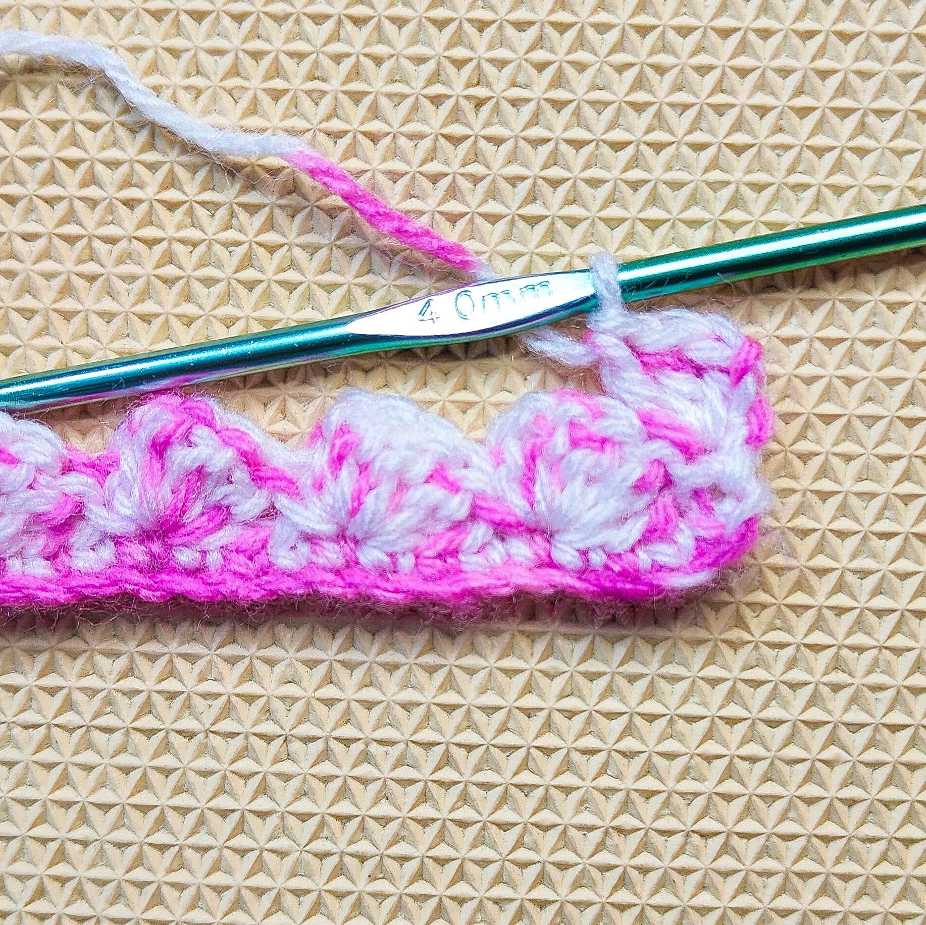 Easiest One Row Repeat Crochet Scarf Pattern : 6 Steps (with Pictures ...