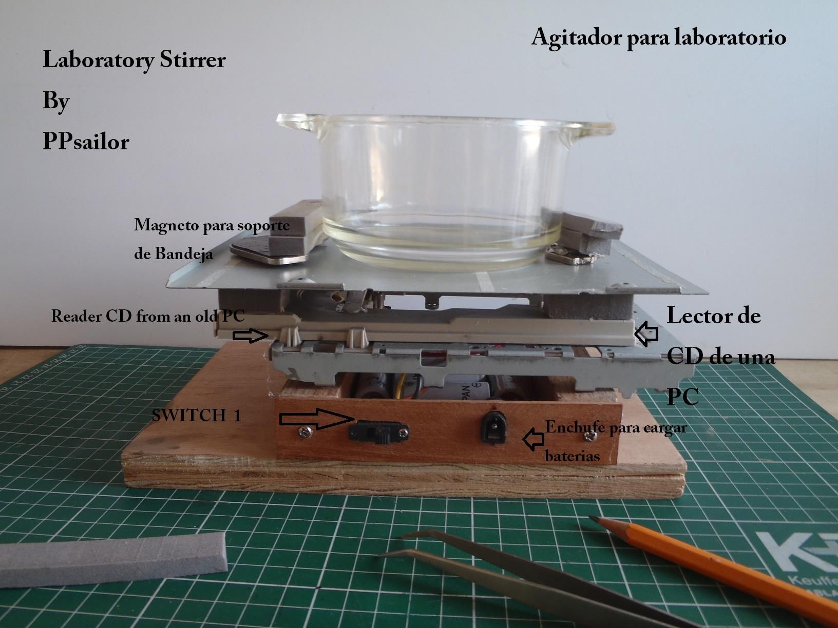 Homebrew PCB Shaker for Etching Using an Old DVD Rom! : 8 Steps (with ...