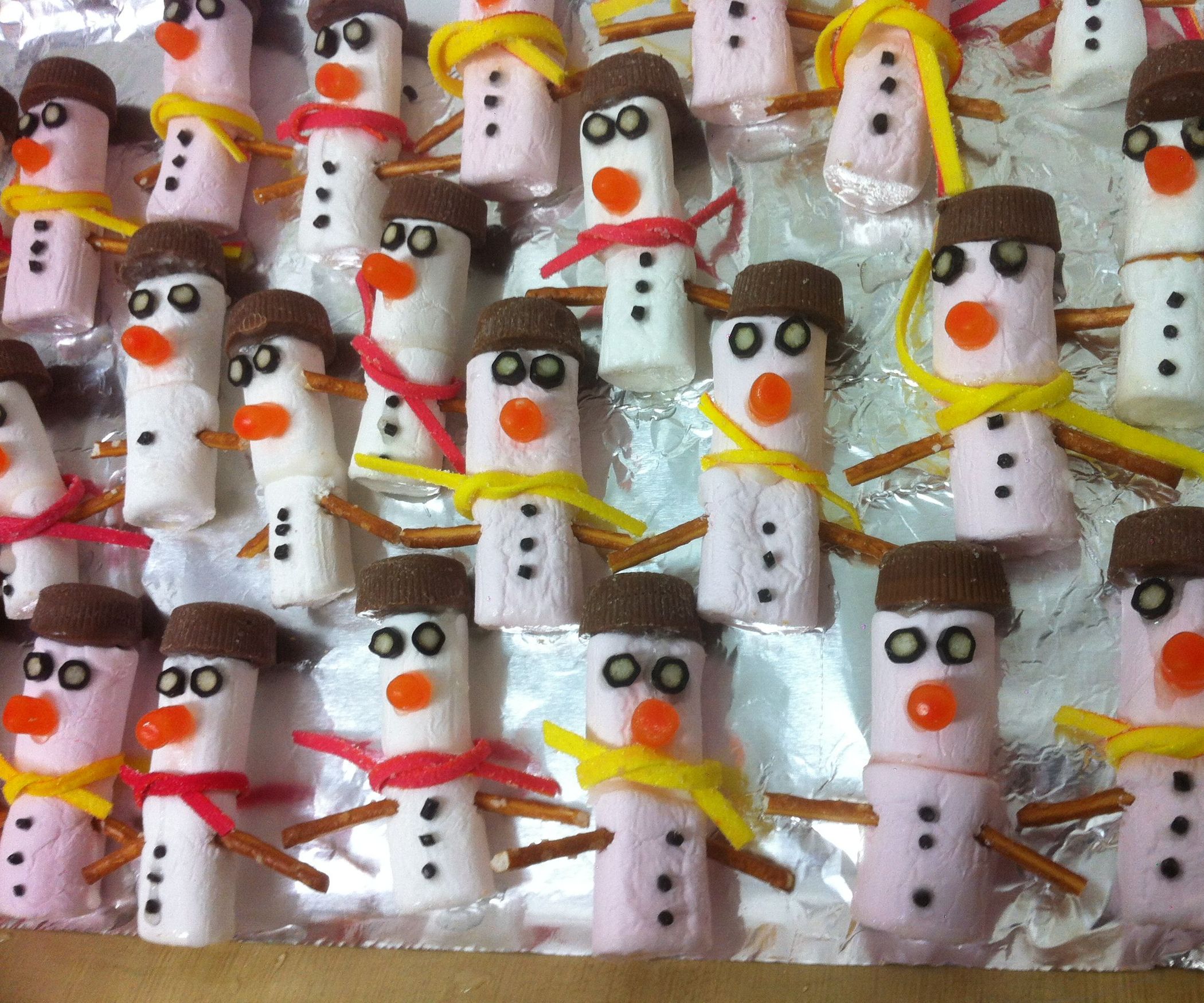 Decorated Dessert - Marshmallow Snowmen : 10 Steps - Instructables